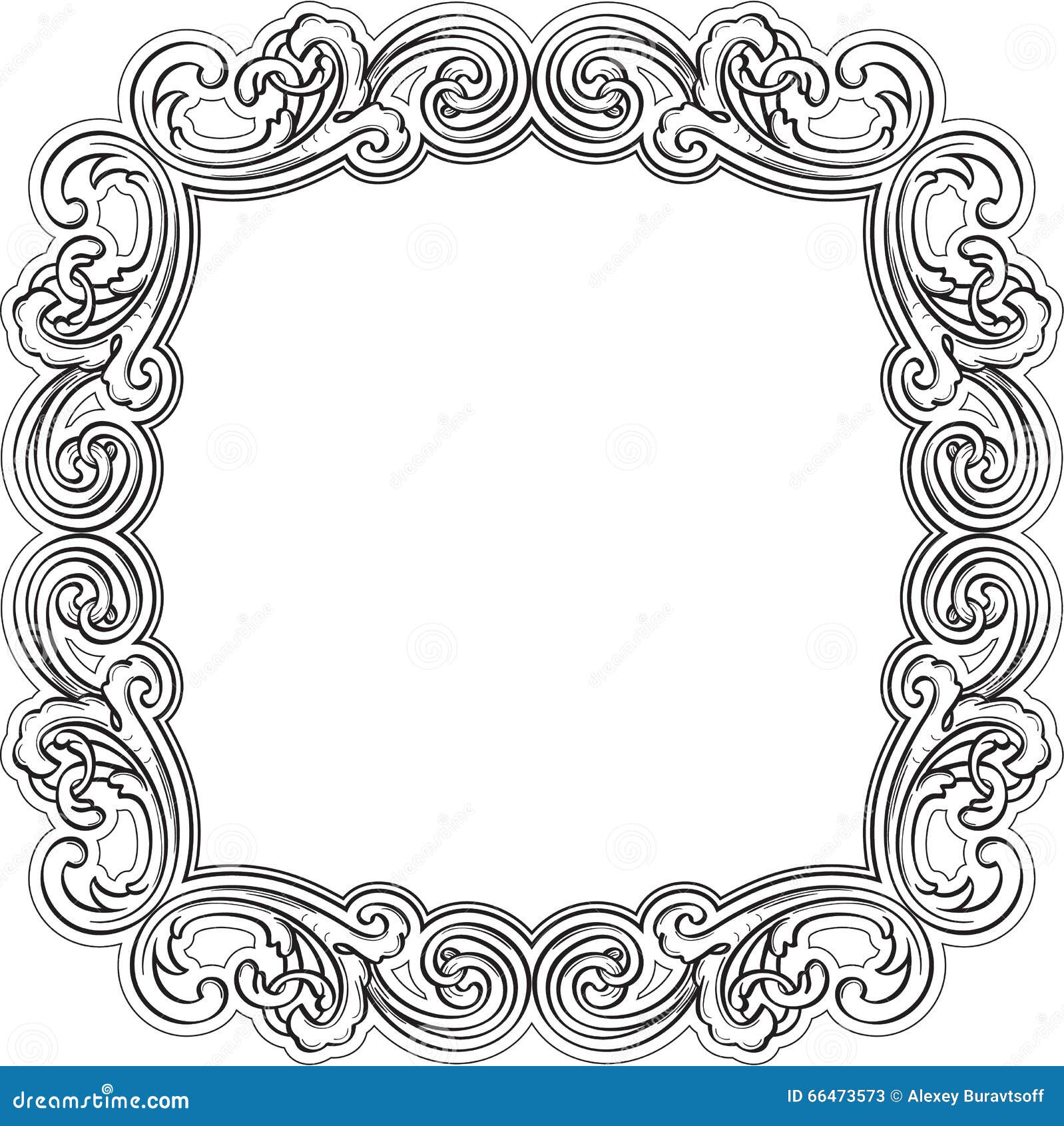 Art Great Border Fine Border Stock Vector - Illustration of premium ...