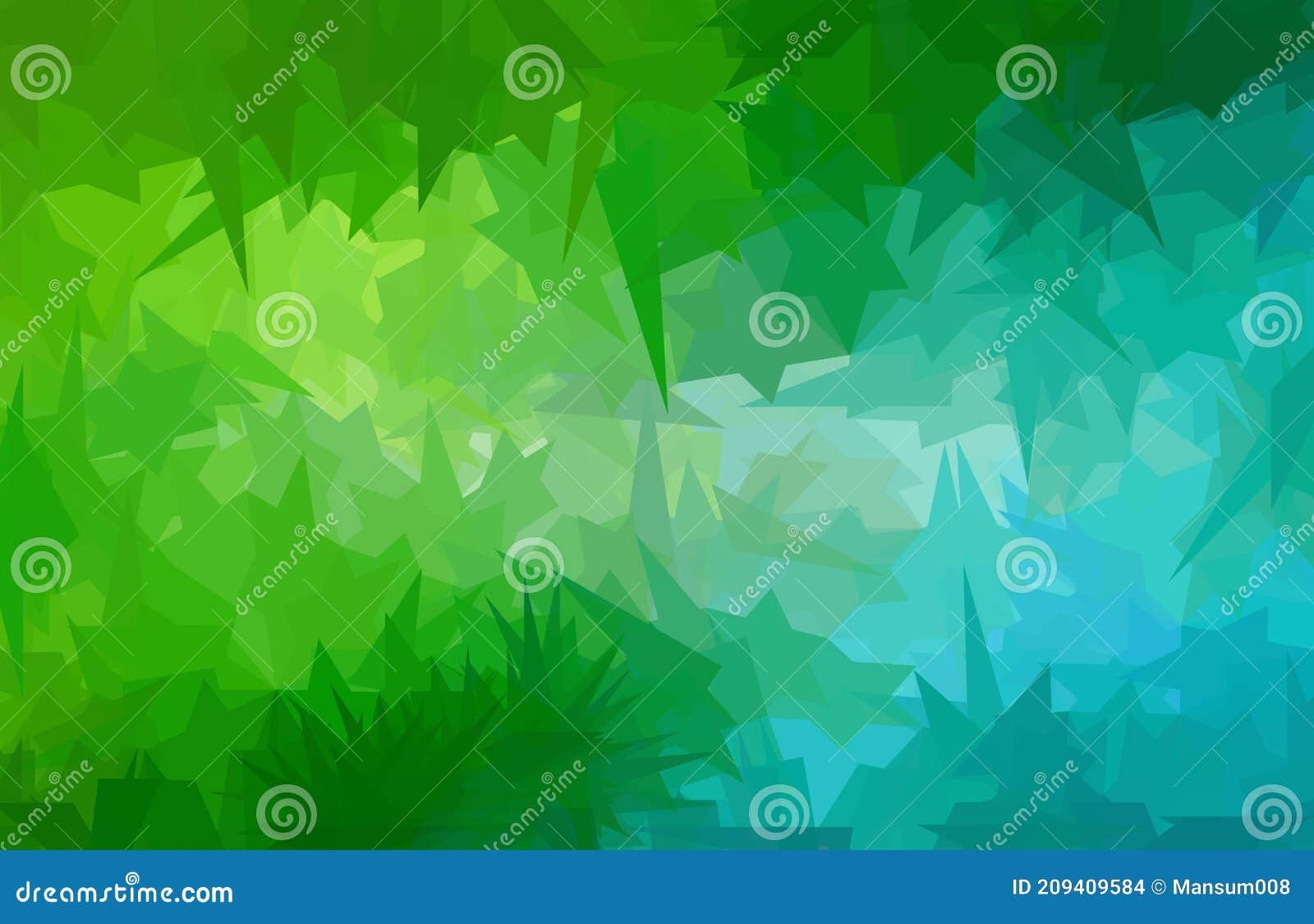 Green and Blue Color of Pattern Background Stock Illustration ...