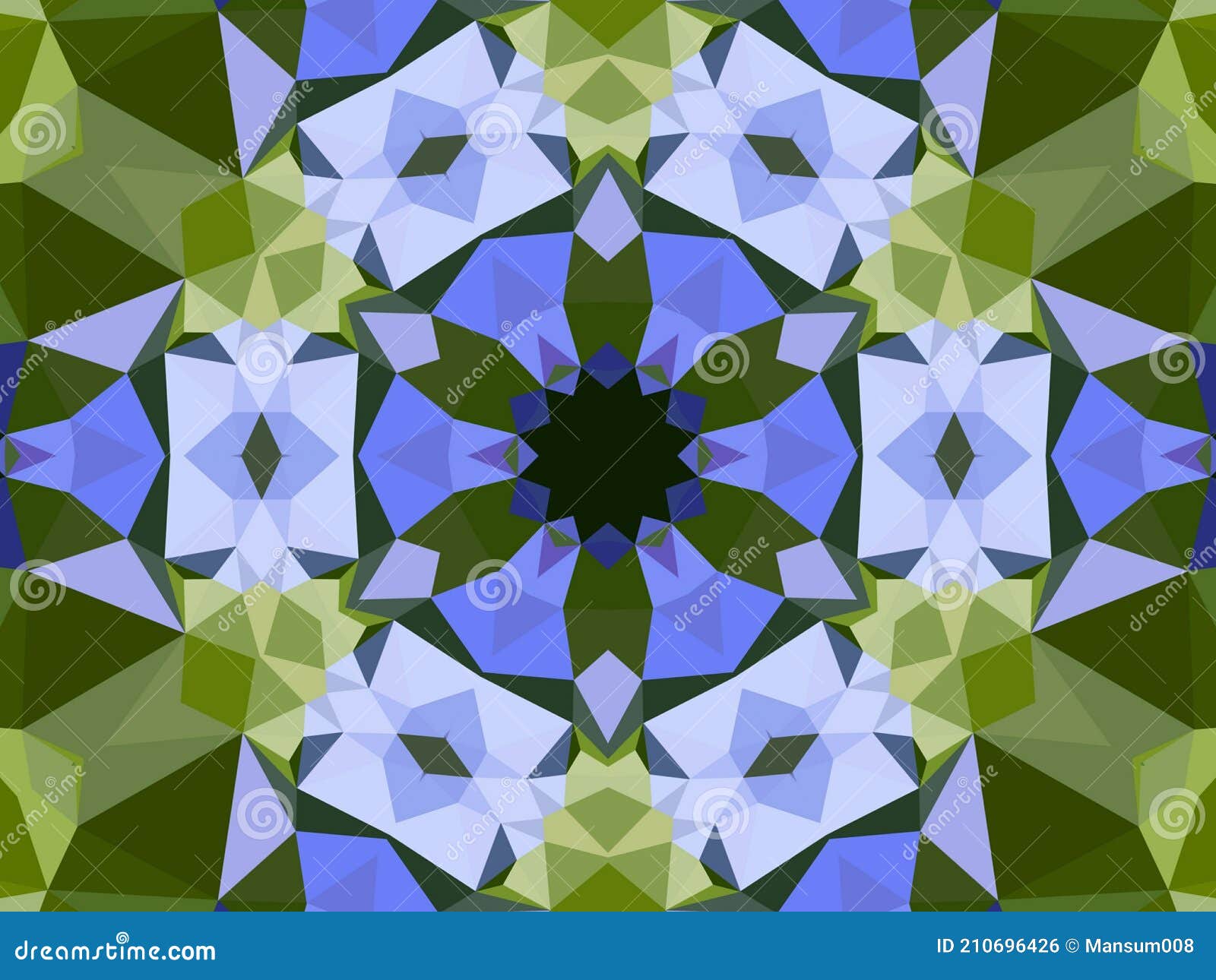 Green and Blue Color of Pattern Background Stock Illustration ...