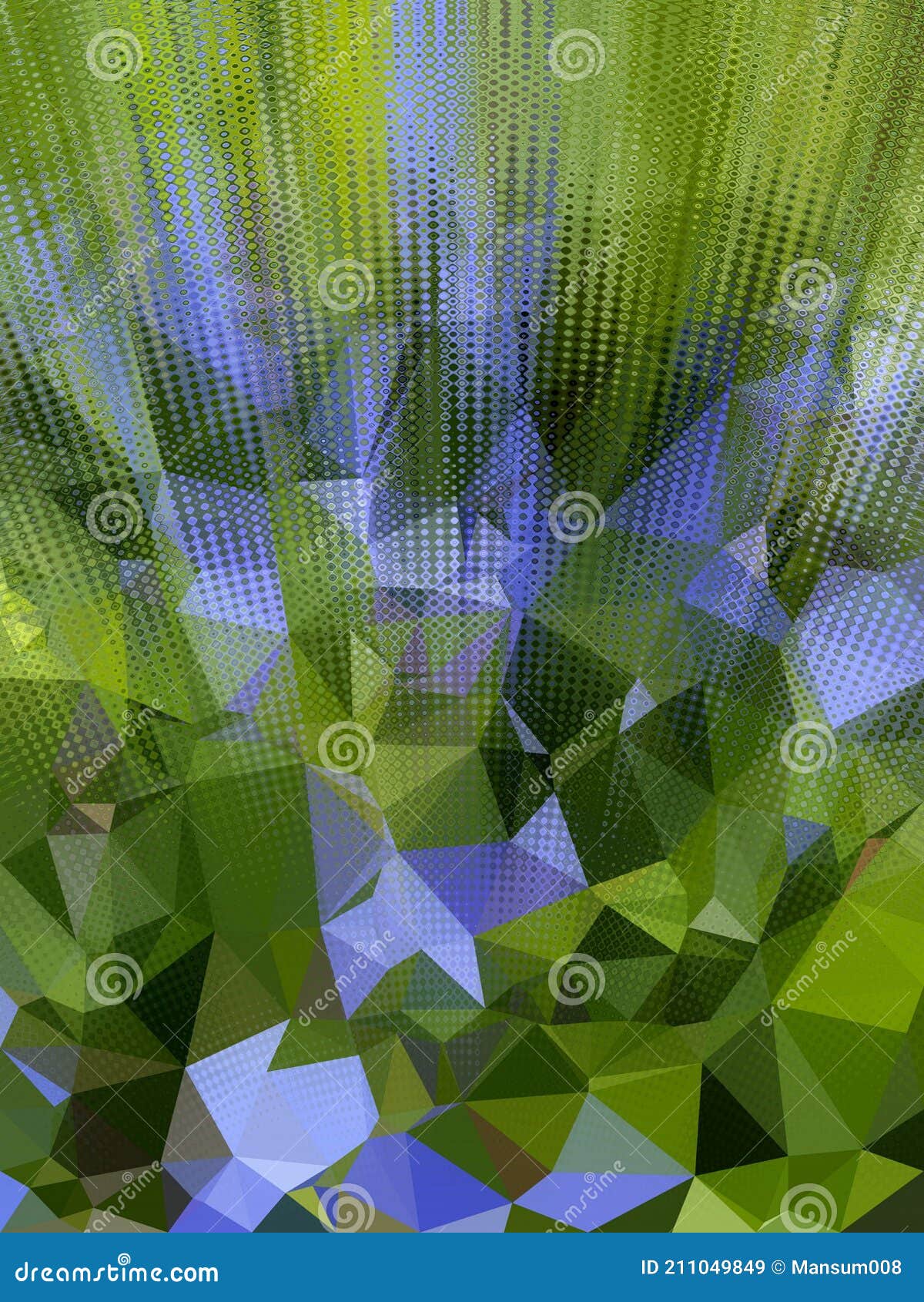 Green and Blue Color of Pattern Background Stock Illustration ...