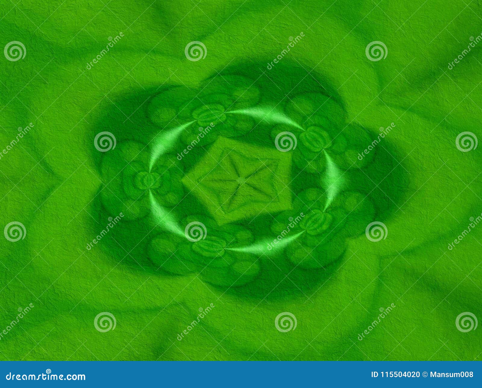 Art Green Color Abstract Pattern Background Stock Illustration ...