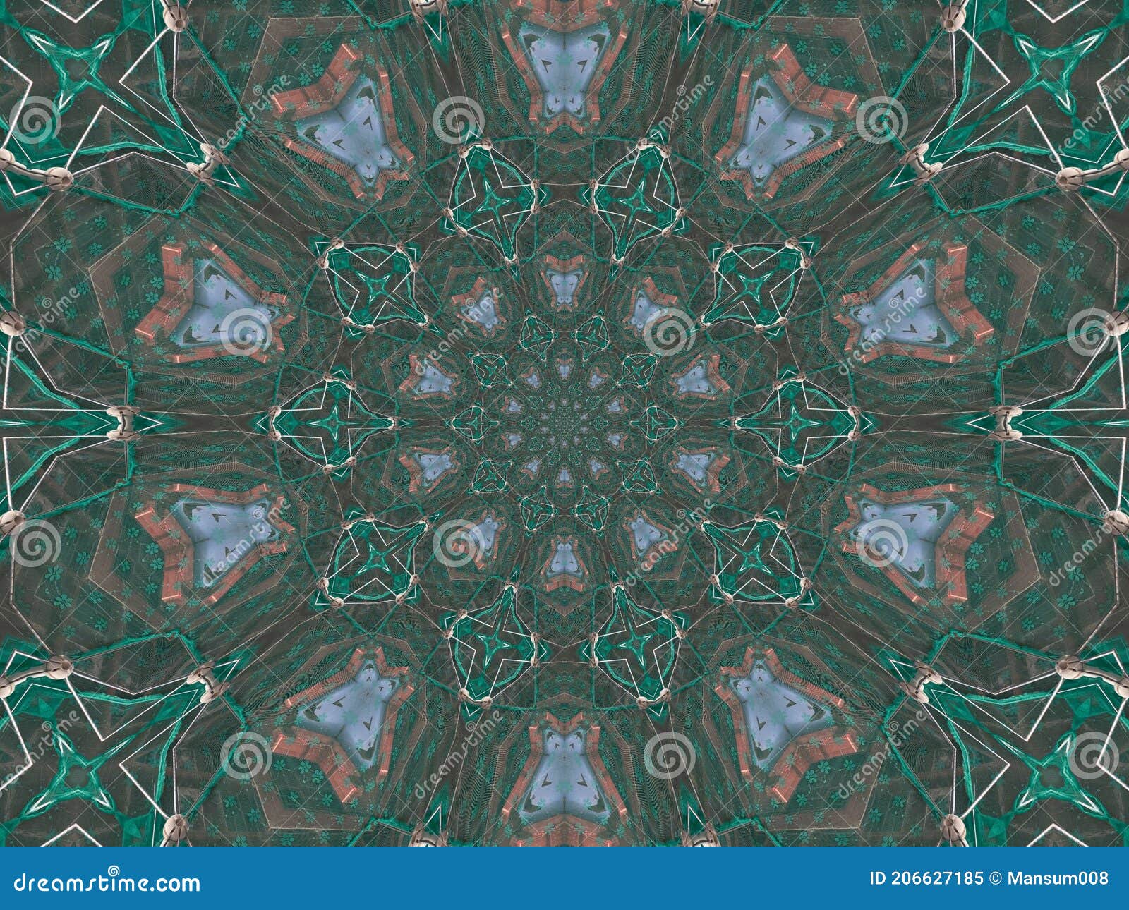 Green Color Pattern Background Stock Illustration Illustration Of