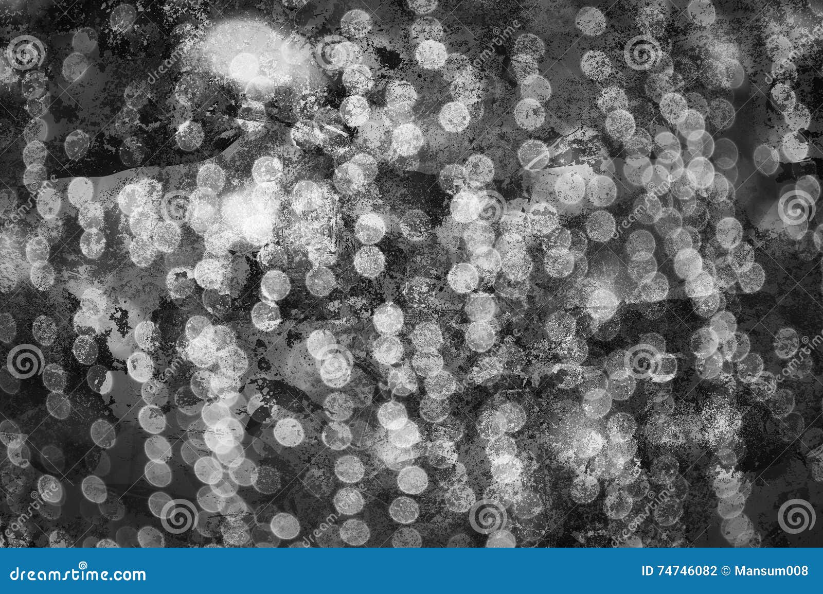 Art Grunge Black Noise Bokeh Pattern Background Stock Illustration ...