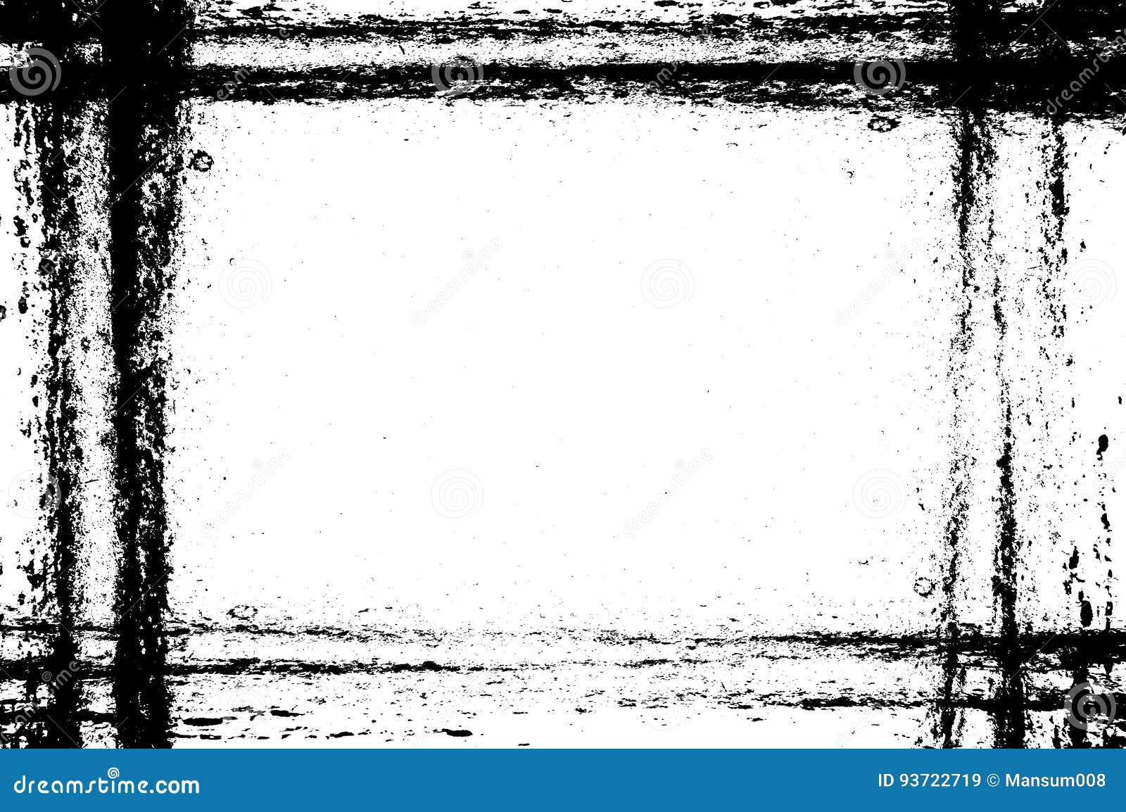 Art Grunge Black Ragged Template Background Stock Illustration ...