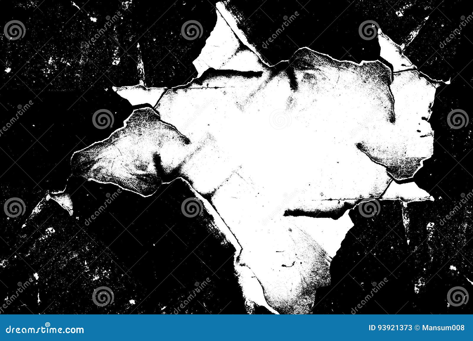Art Grunge Black Ragged Template Background Stock Illustration ...