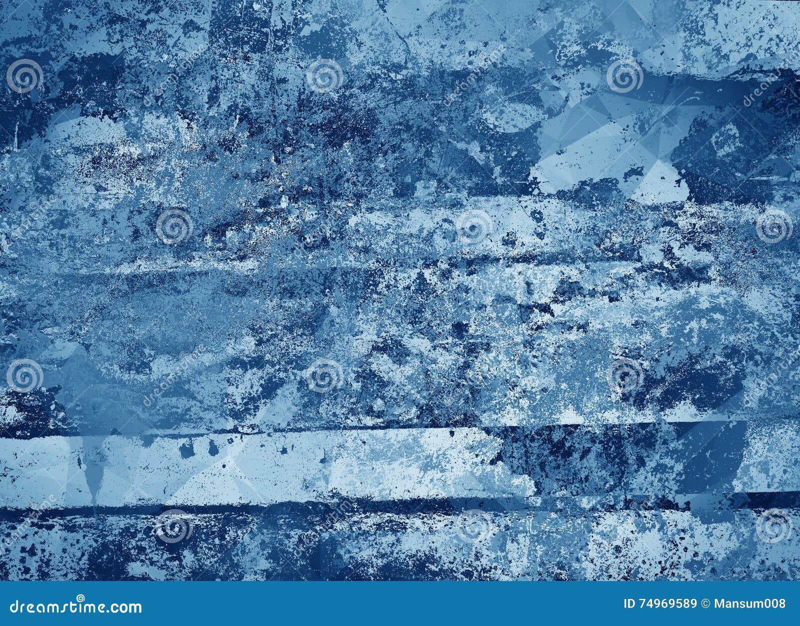 Art Grunge Blue Ragged Abstract Pattern Background Stock Illustration ...