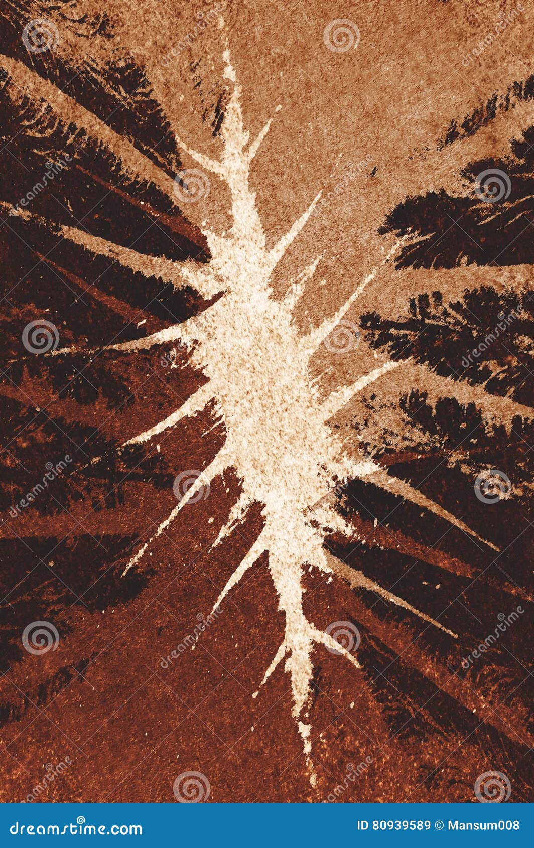 Art Grunge Brown Abstract Pattern Background Stock Illustration ...