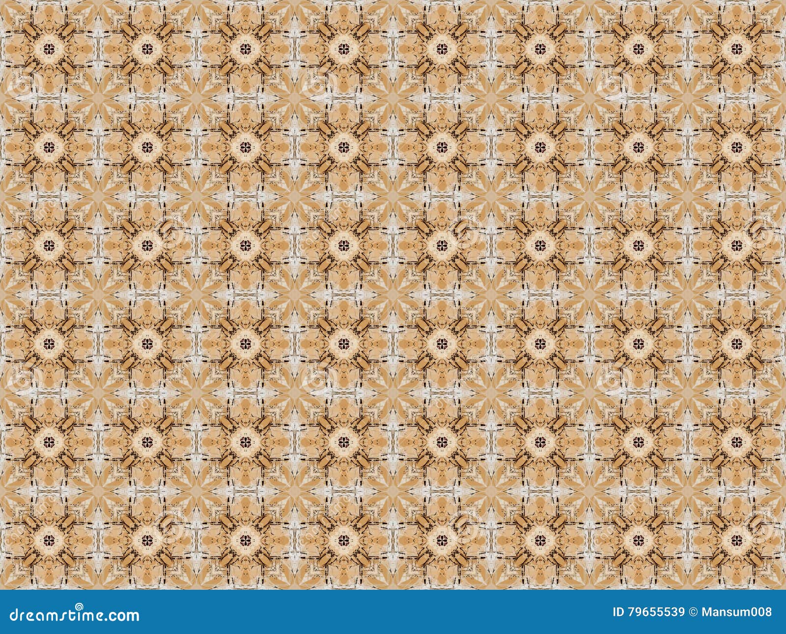 Art Grunge Brown Seamless Pattern Background Stock Illustration - Illustration of decorative ...