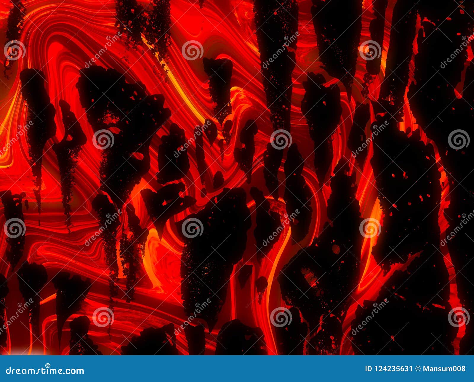 Art Grunge Red Abstract Pattern Background Stock Illustration ...