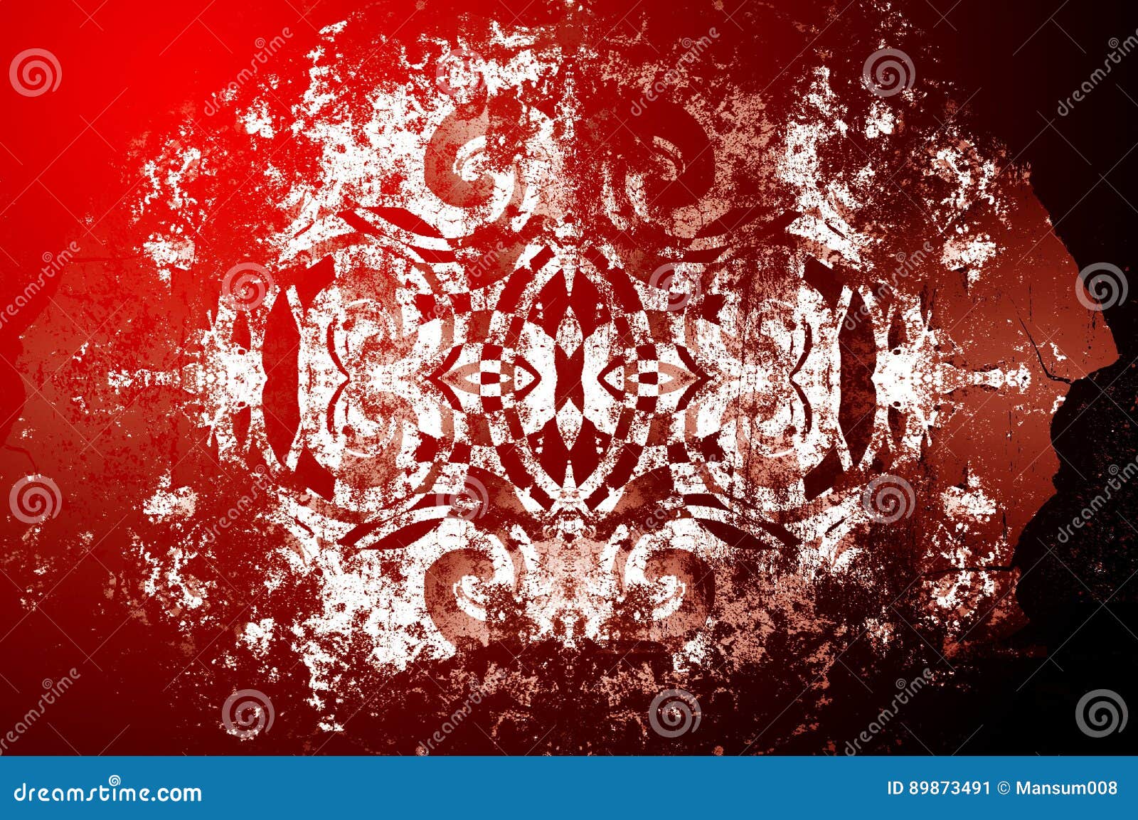 Art Grunge Red Abstract Pattern Background Stock Illustration ...