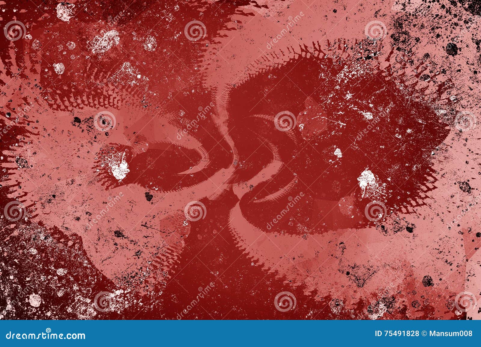Art Grunge Red Ragged Abstract Pattern Background Stock Illustration ...