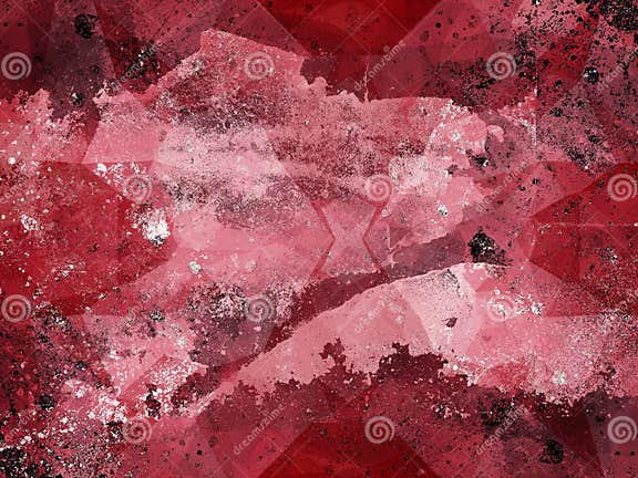 Art Grunge Red Ragged Pattern Background Stock Illustration ...