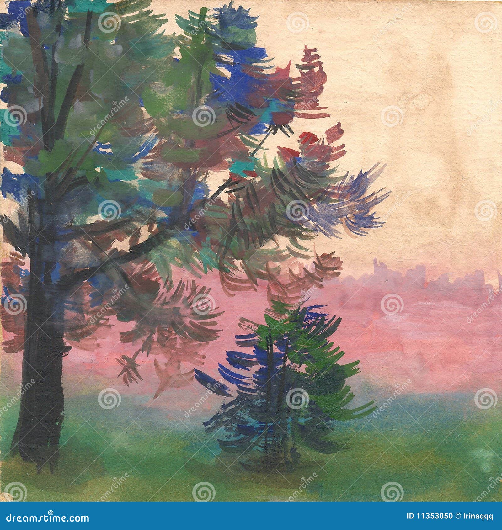 Art grunge tree background stock illustration. Illustration of decay ...