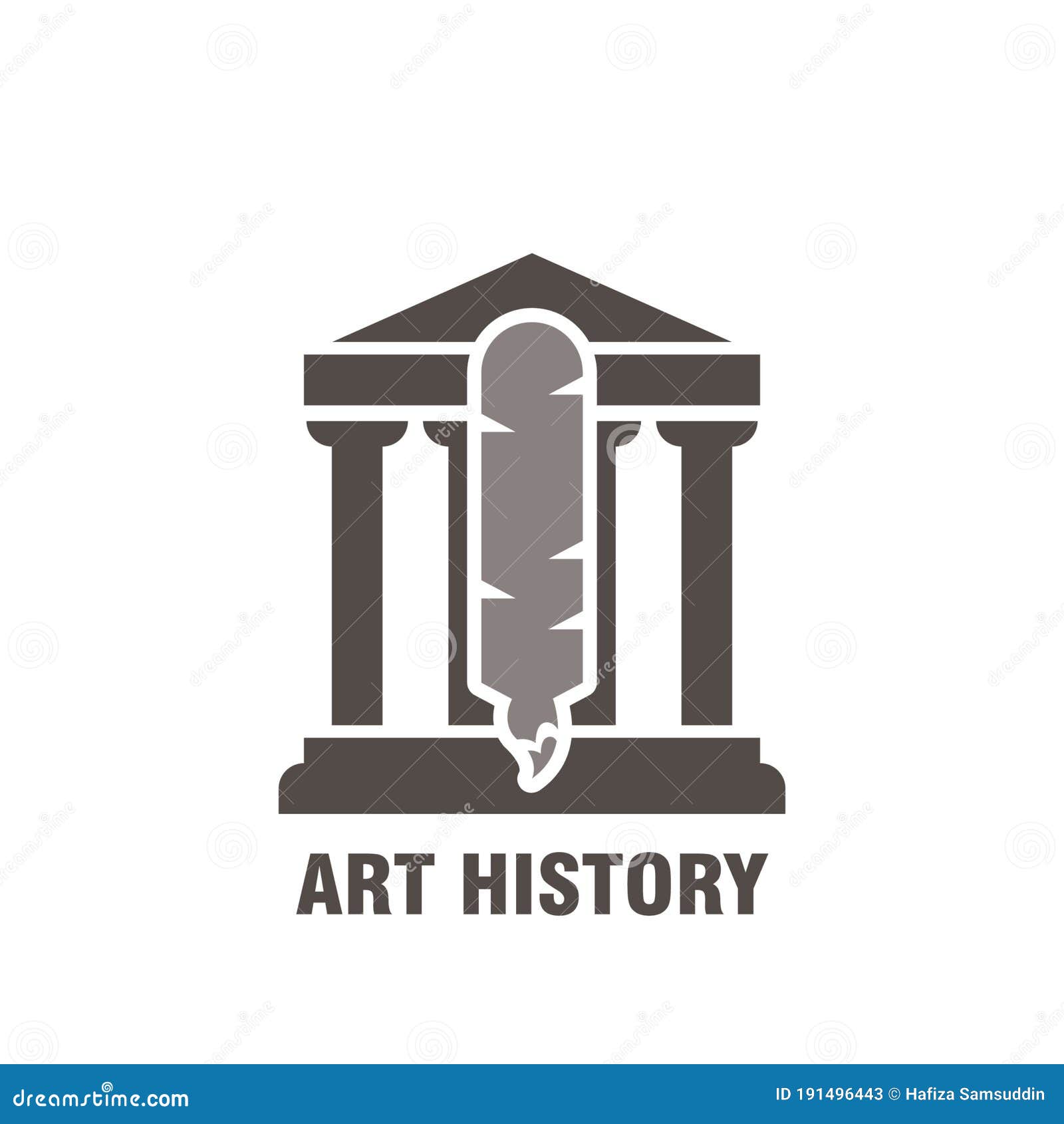 Art History Subject Icon. Vector Illustration Decorative Design Stock ...