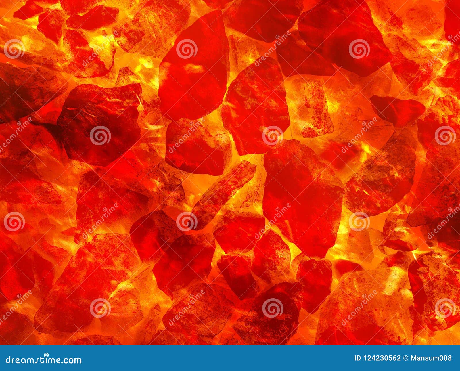 Art Hot Lava Fire Abstract Pattern Background Stock Illustration ...