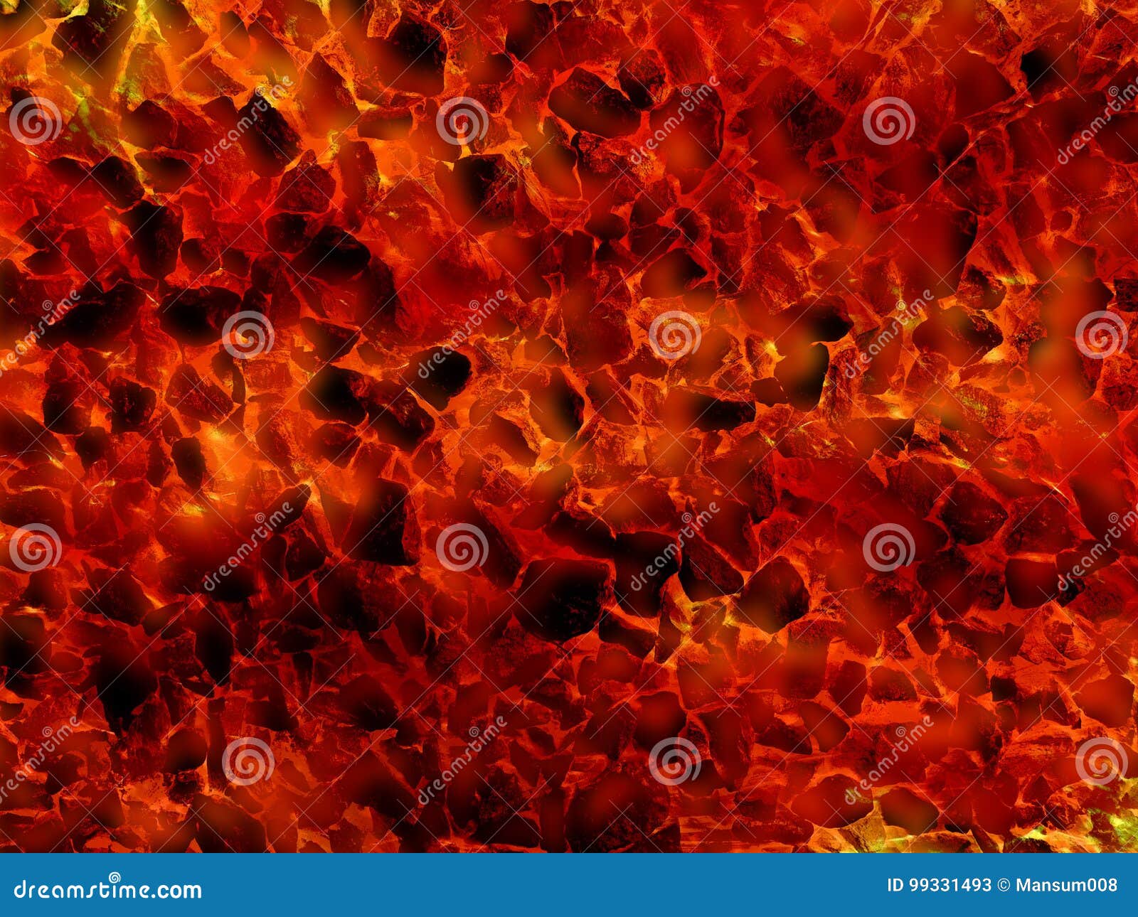 Art Hot Lava Fire Abstract Pattern Background Stock Illustration ...