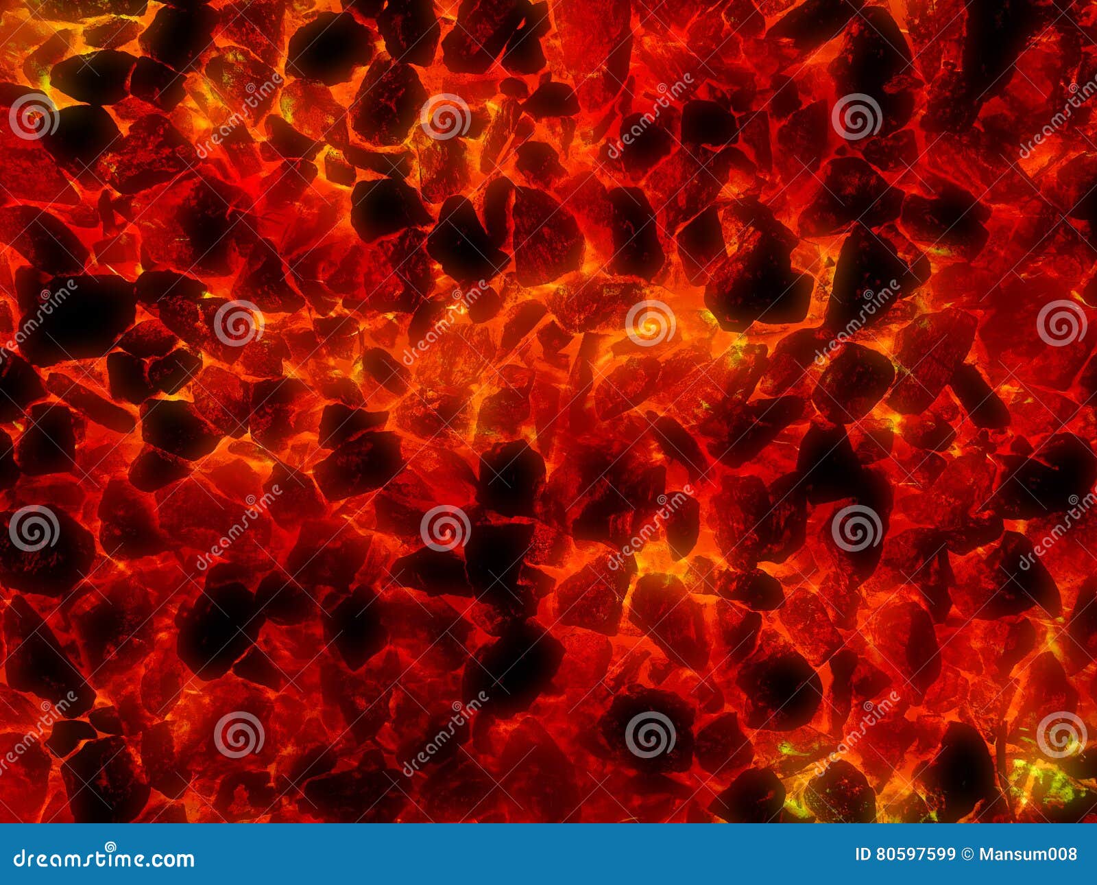 Art Hot Lava Fire Abstract Pattern Background Stock Illustration ...