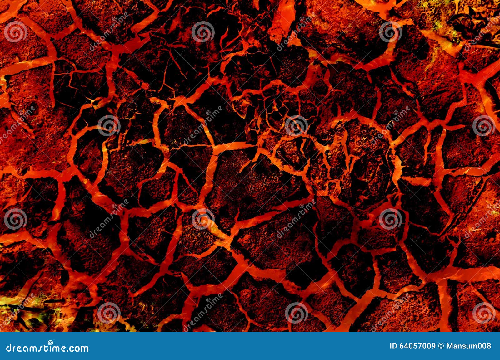 Art Hot Lava Fire Abstract Pattern Stock Illustration - Illustration of ...