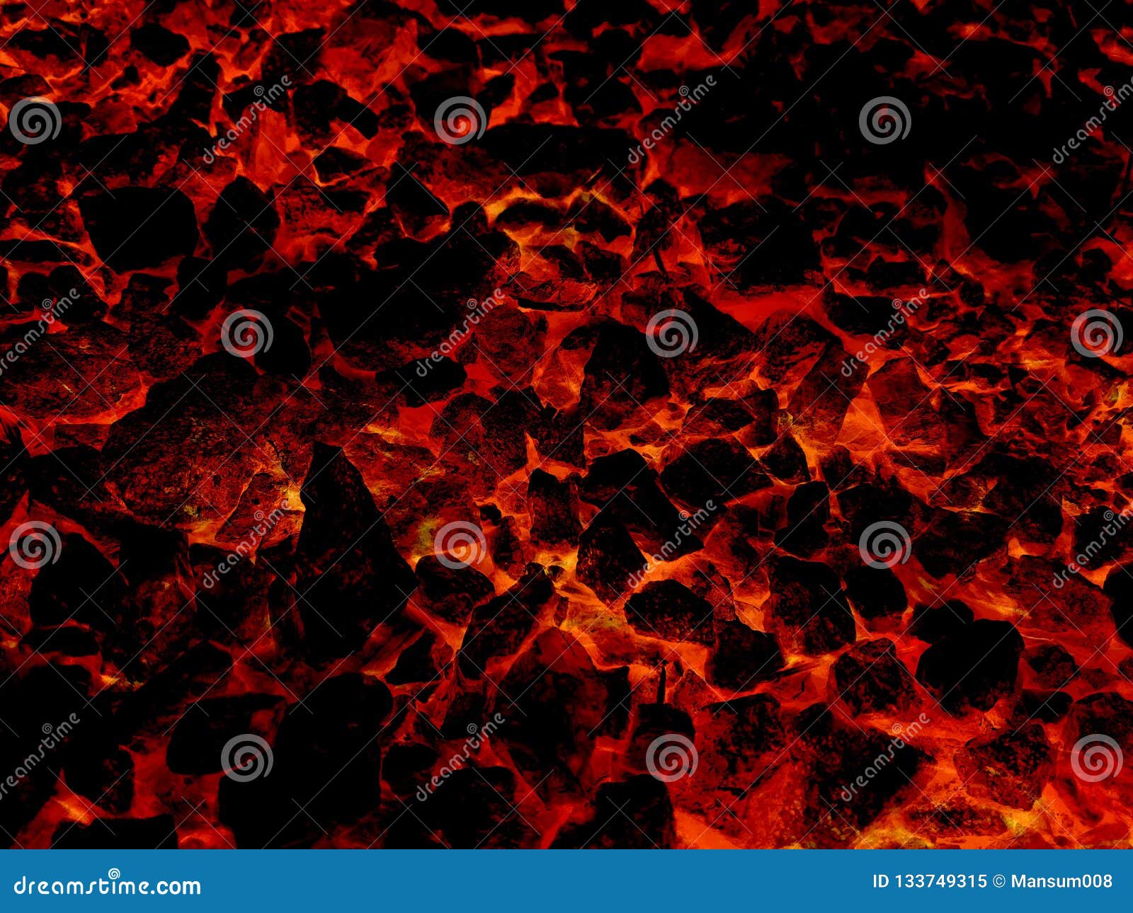 Art Hot Lava Fire Abstract Pattern Background Stock Illustration ...