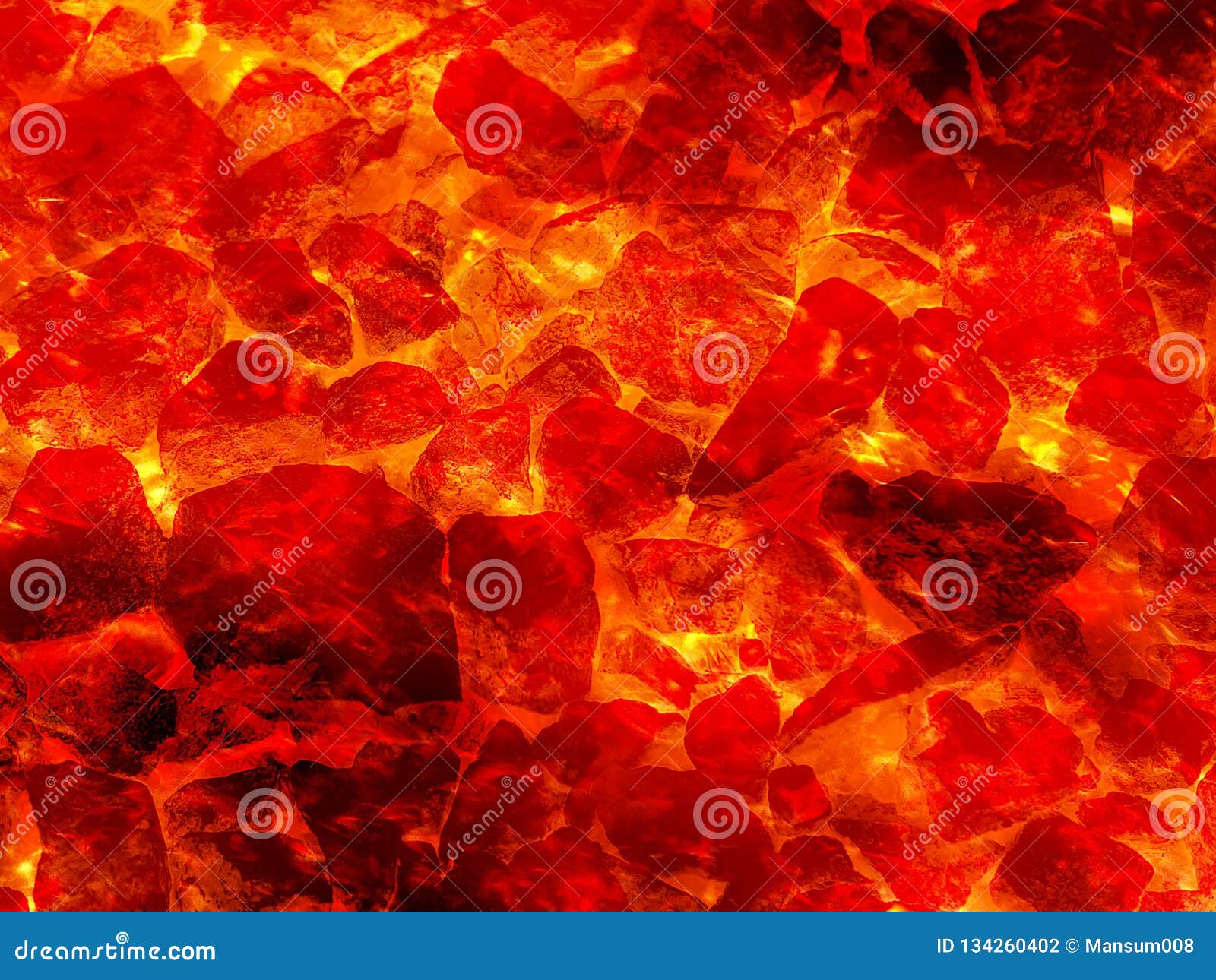 Art Hot Lava Fire Abstract Pattern Background Stock Illustration ...