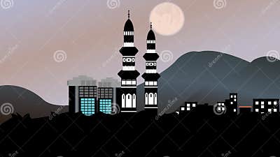 Illustration Vector Graphic of Madina Al Munawara. Stock Vector ...