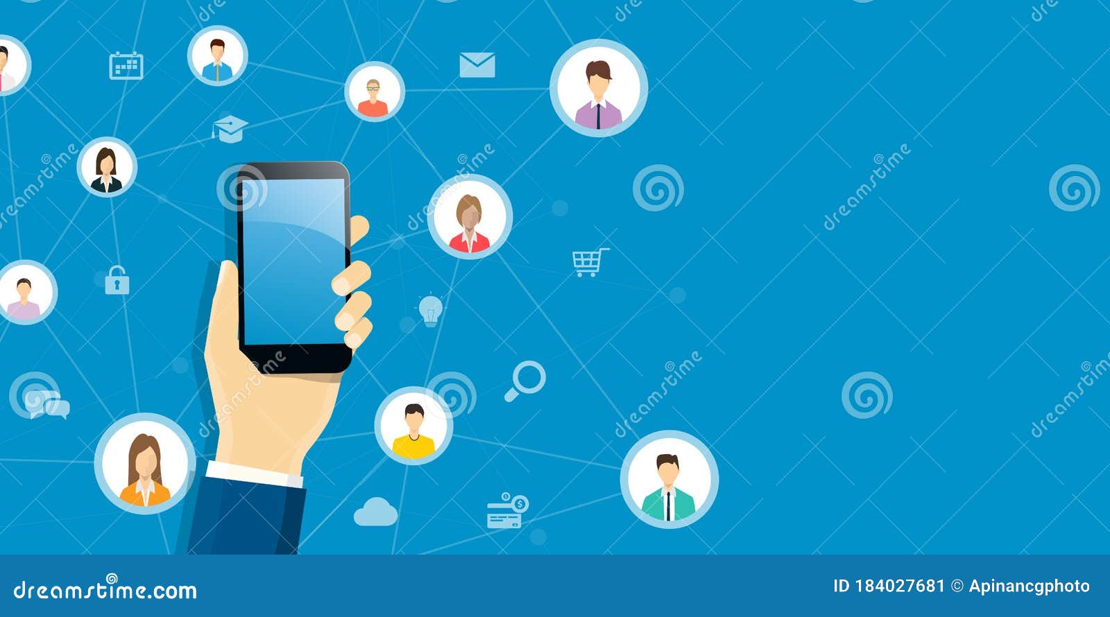 Business Smart Working on Mobile Concept and Technology Online ...