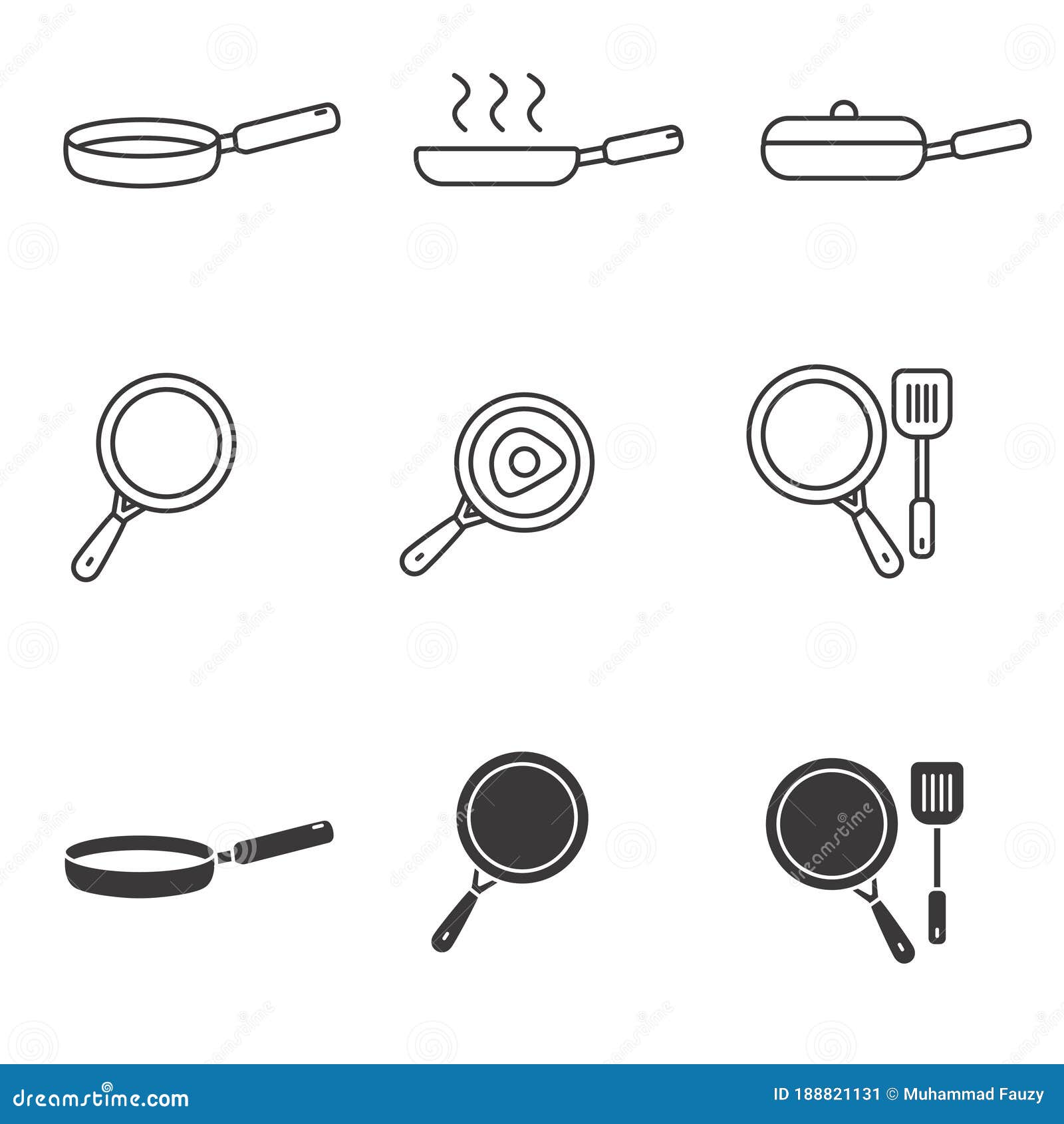 Frying Pan Draw Stock Illustrations – 214 Frying Pan Draw Stock ...
