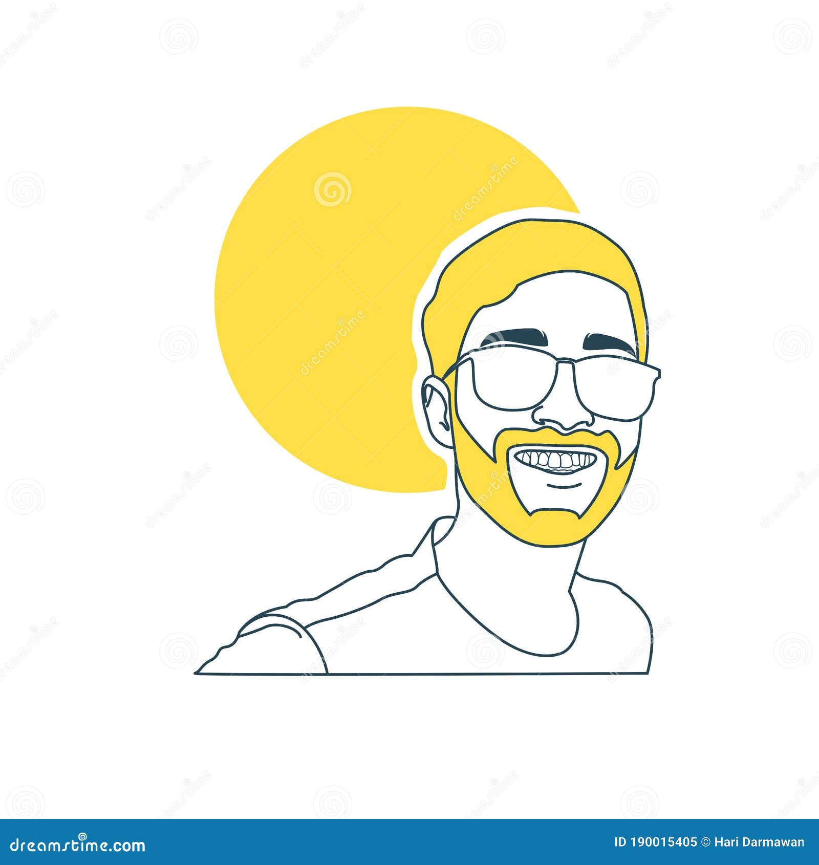 Two Smilling People, Graduates Jumping Vector Illustration ...
