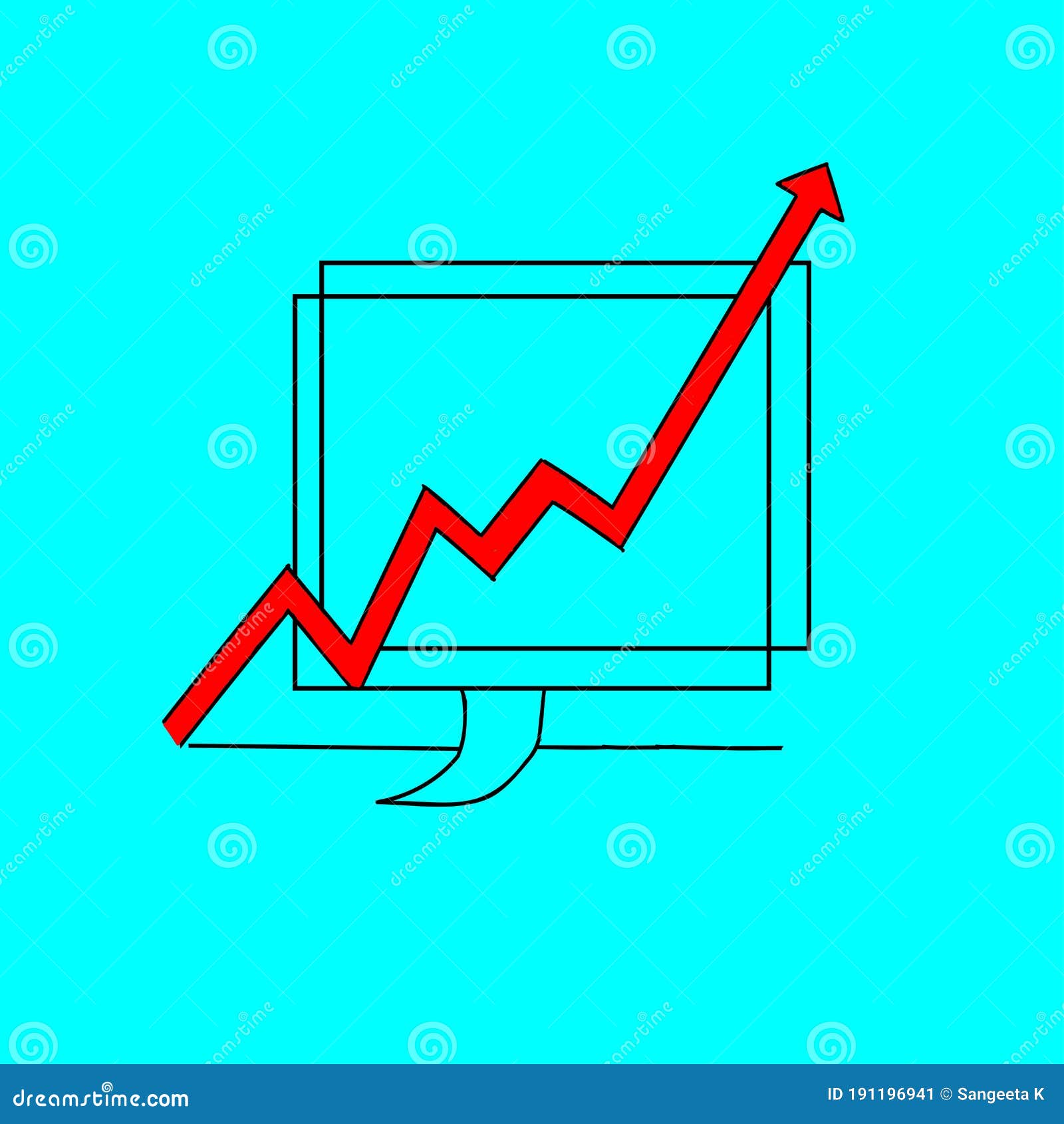 Success and Growth Vector .Financial Markets Recovery Vector Concept ...