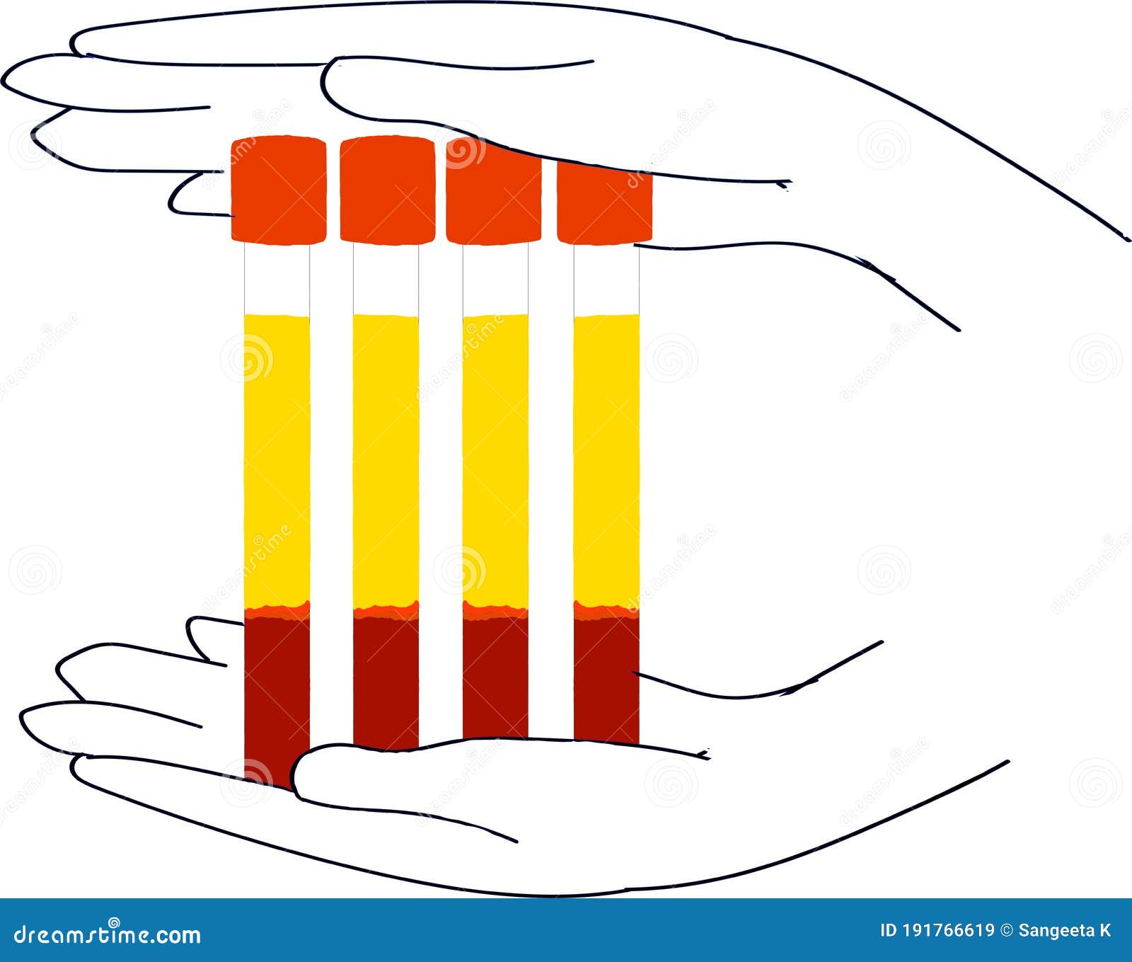 Plasma Samples or Blood Samples Art & Illustration Stock Vector ...