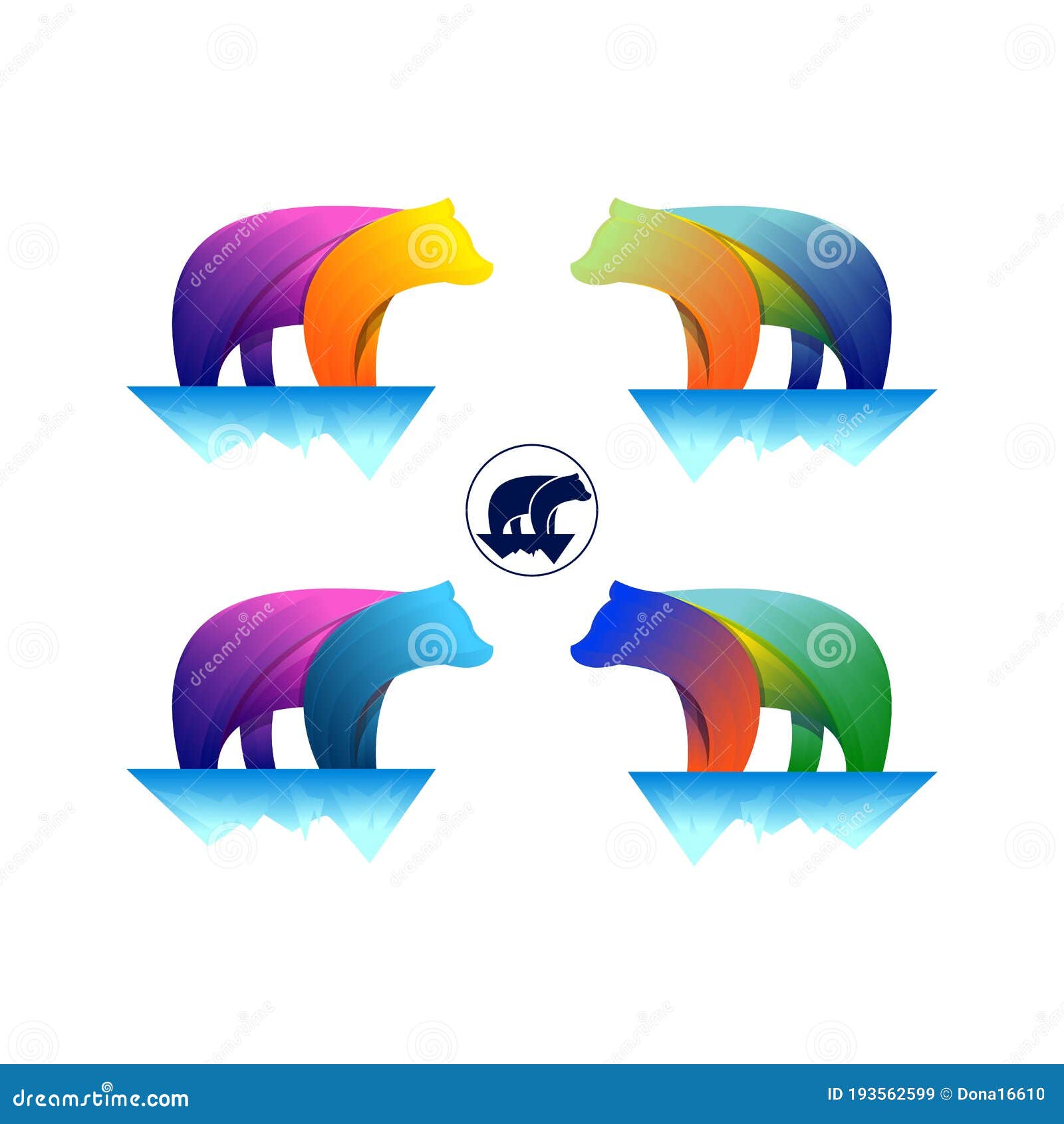 Bear logo stock vector. Illustration of icon, forest - 193562599