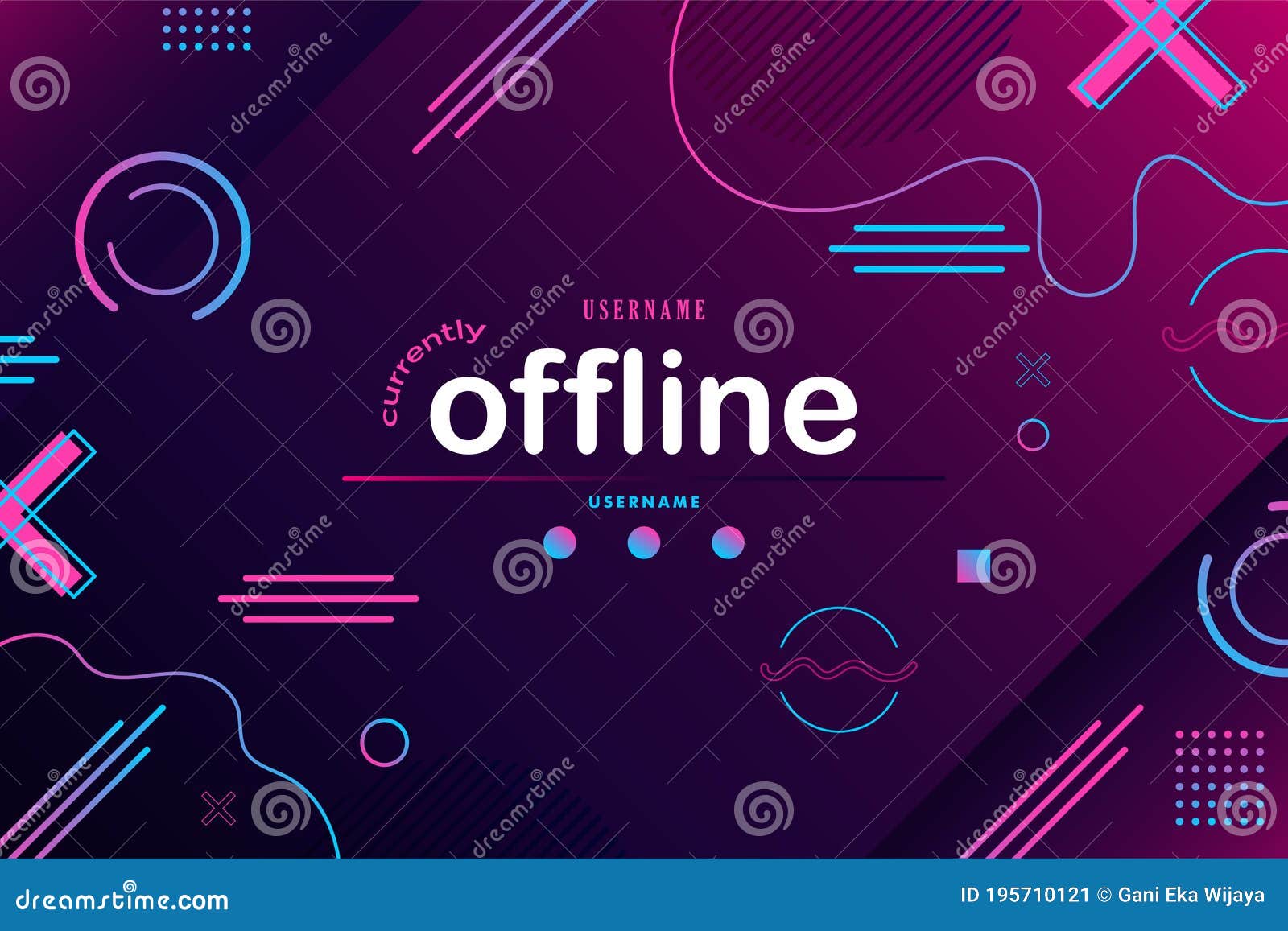 Offline Stream Gaming Banner Background Stock Illustrations – 224 ...
