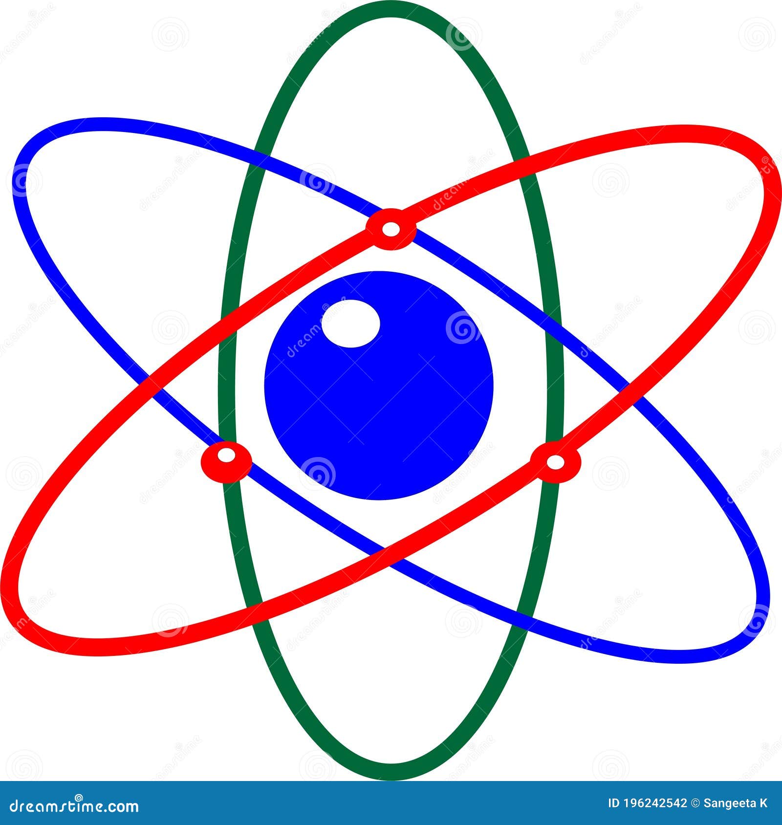 Atomic Power or Atomic Energy Vector Art Atomic Energy Stock Vector ...