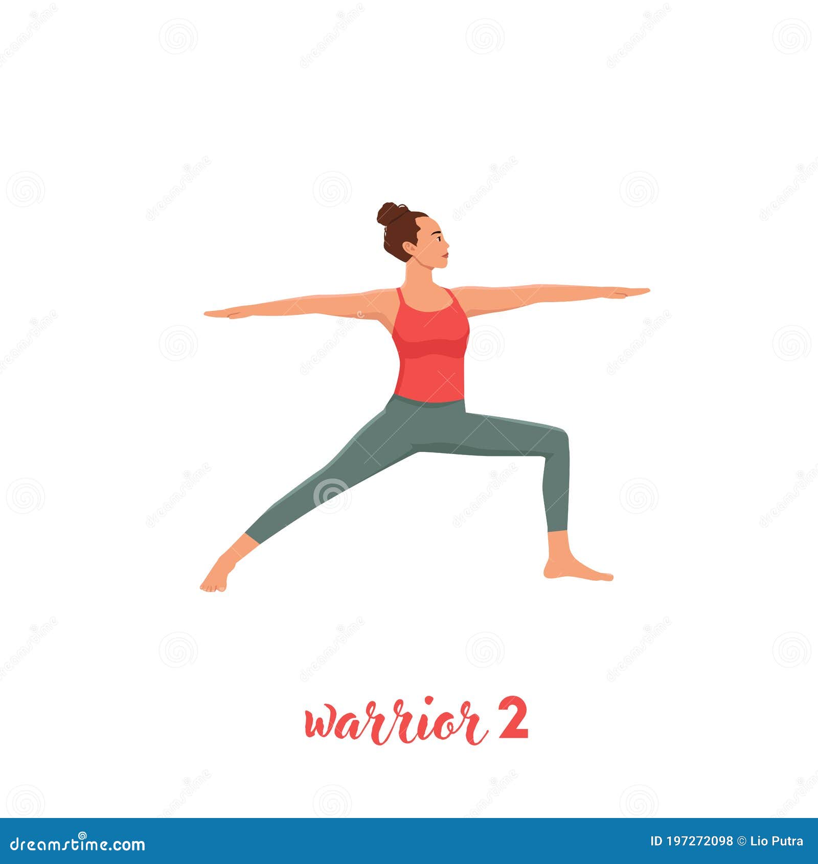 Yoga Poses Warrior 2