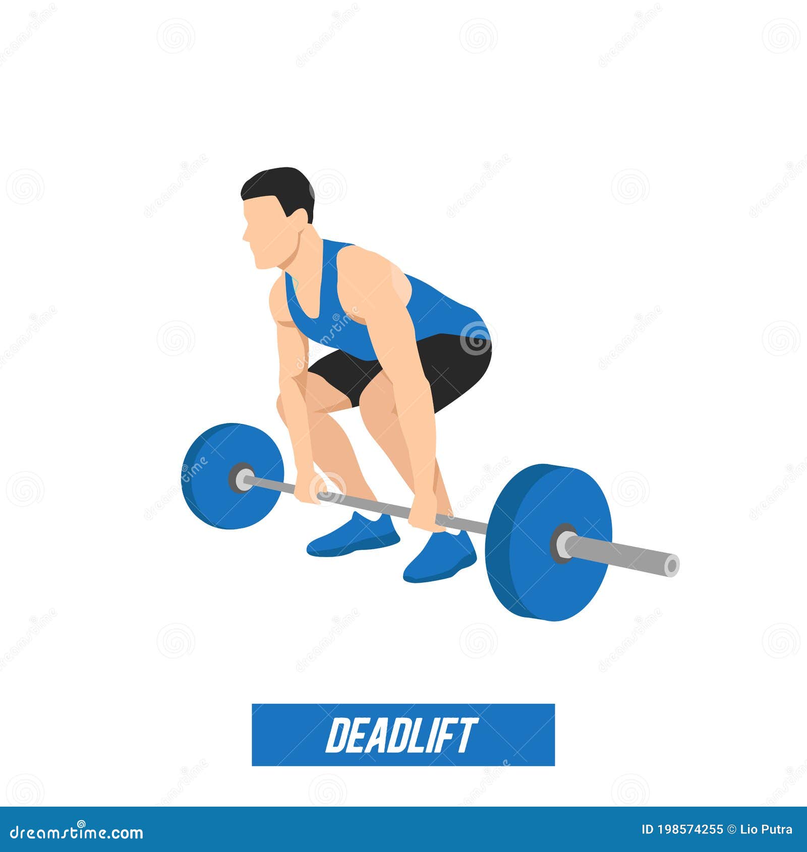 CrossFit Workout Training For Open Games Championship. Sport Man ...