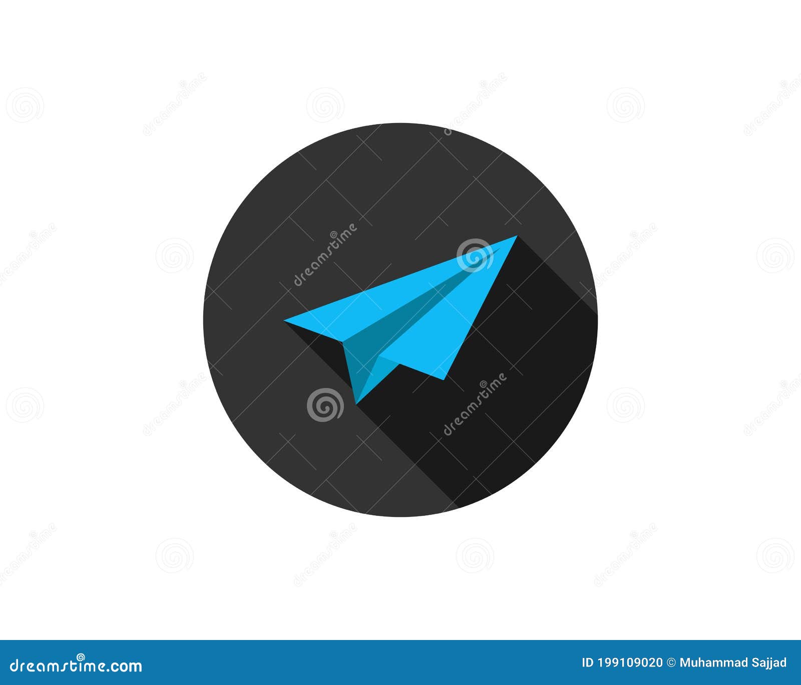 Paper Plane Icon - Flying Icon Sending Symbol Stock Vector ...