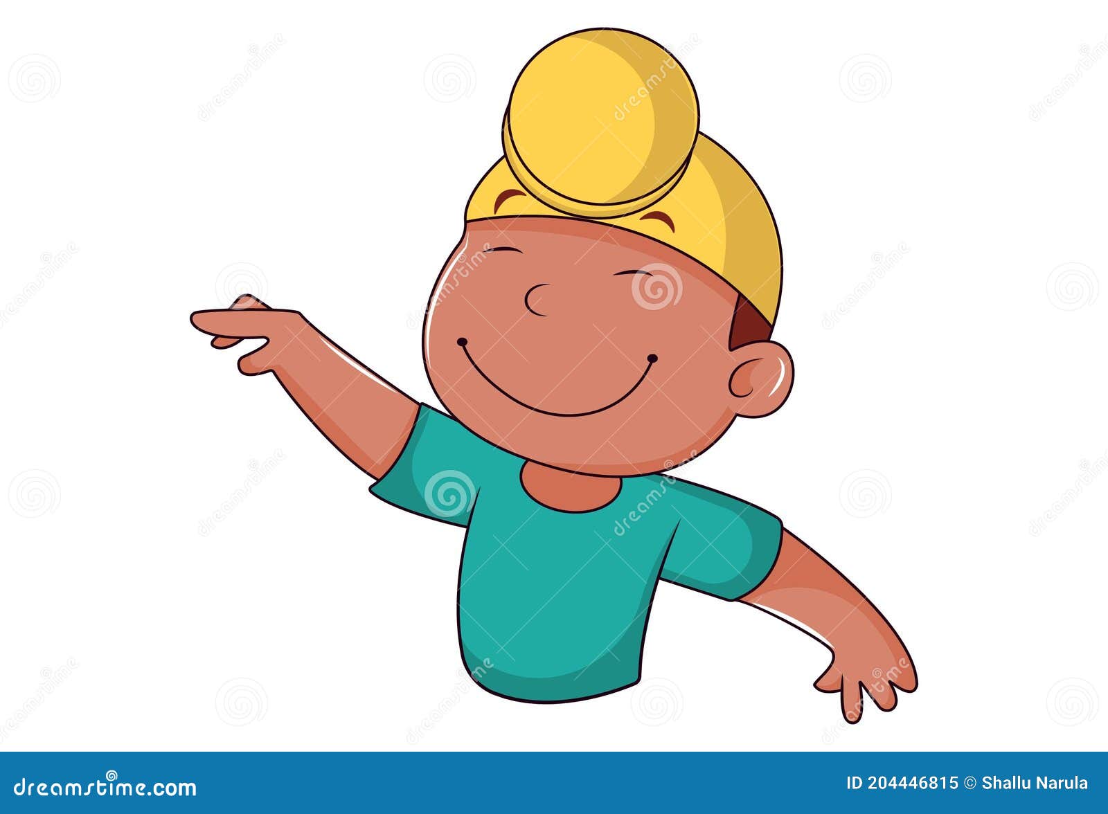 Sikh Boy Clipart Series