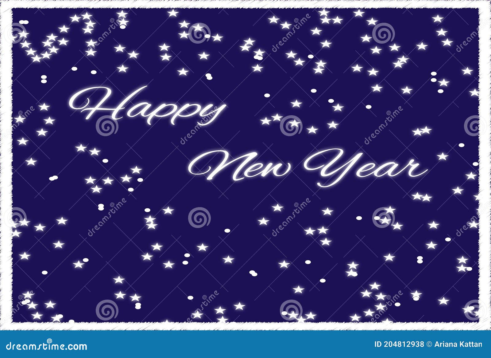 New Year Background Blue Card Stock Illustration - Illustration of blue ...