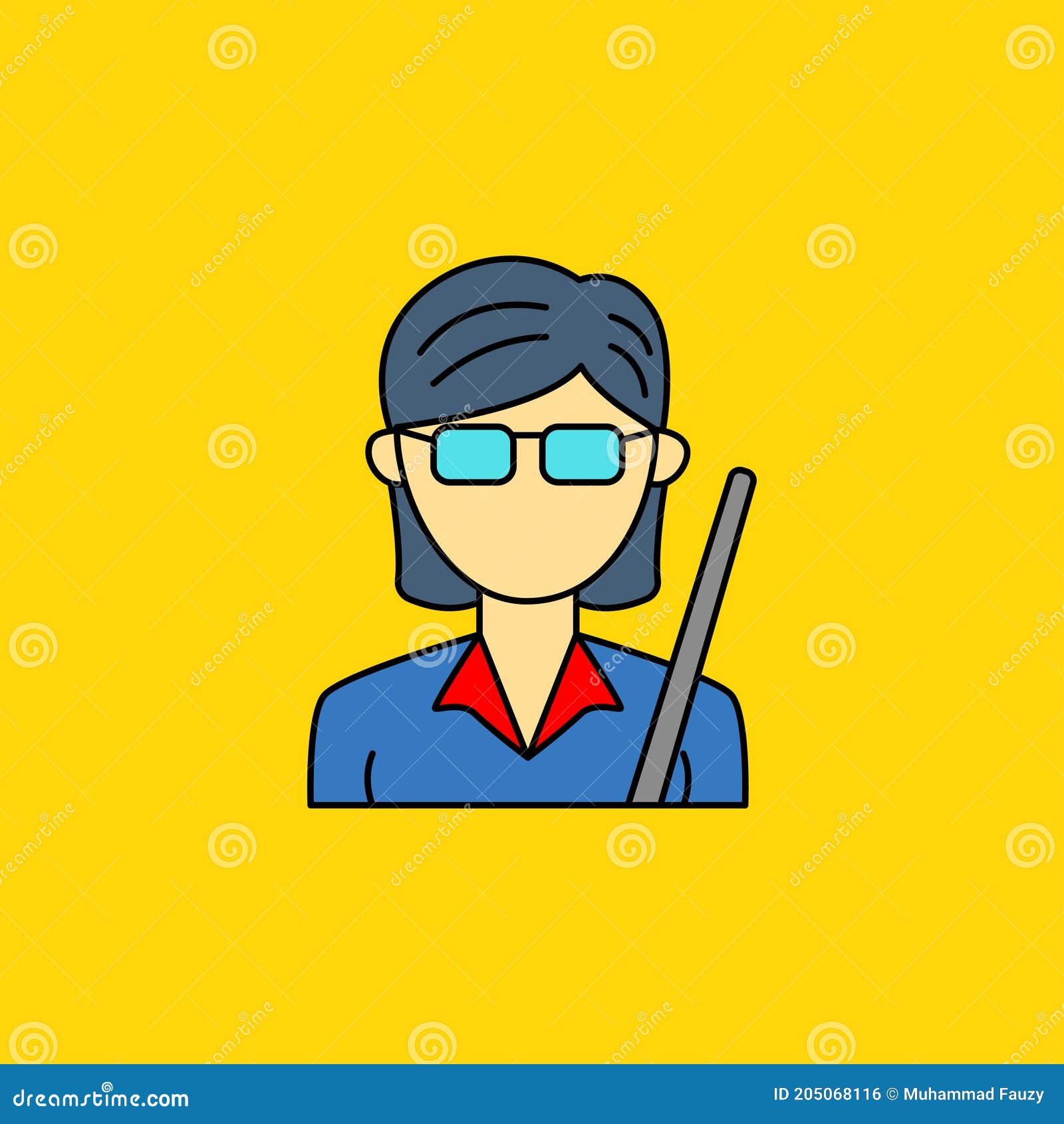 Simple Female Profile Silhouette. A Minimalist Illustration Of A Female ...