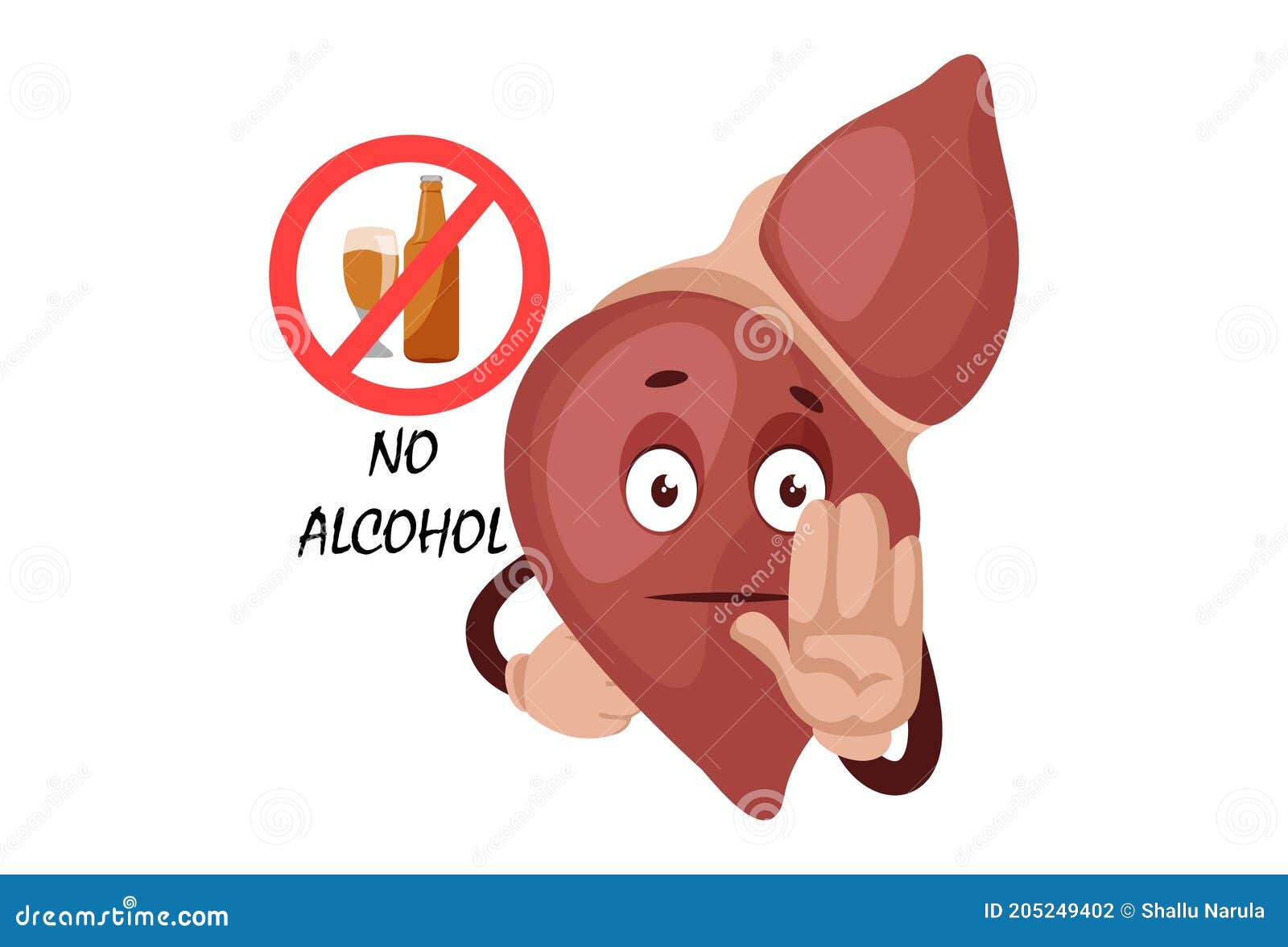 Illustration Of Liver Cell Cartoon Vector | CartoonDealer.com #245464901