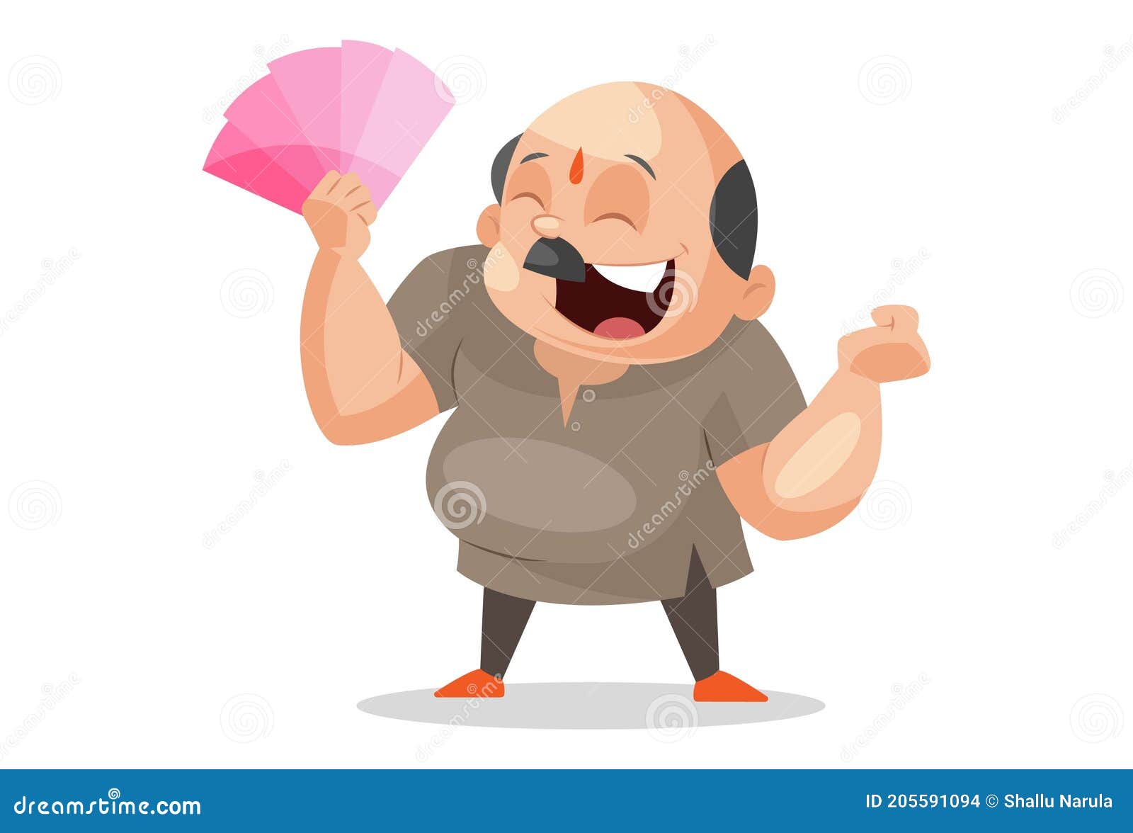 Vector Graphic Illustration of Shopkeeper Stock Vector - Illustration ...