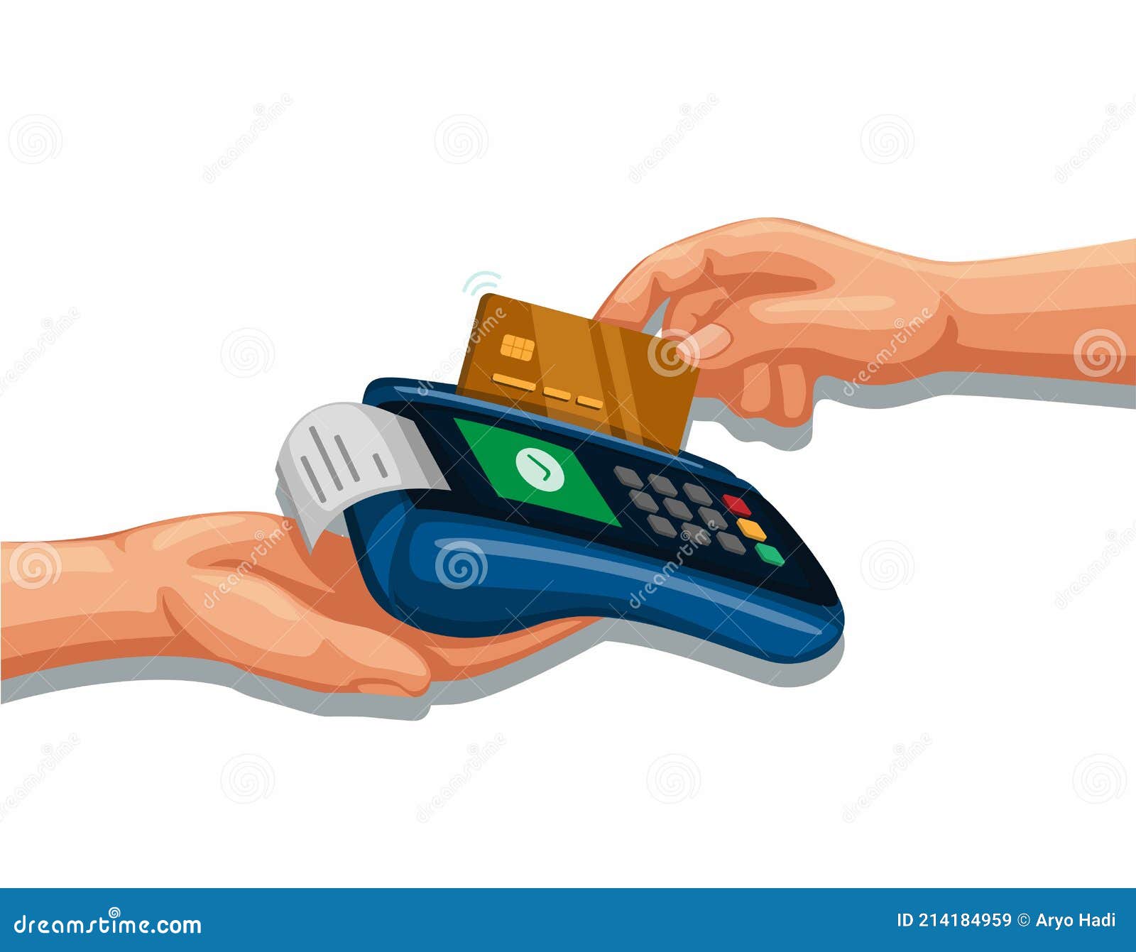 Swipe Card System Royalty-Free Cartoon | CartoonDealer.com #32399561