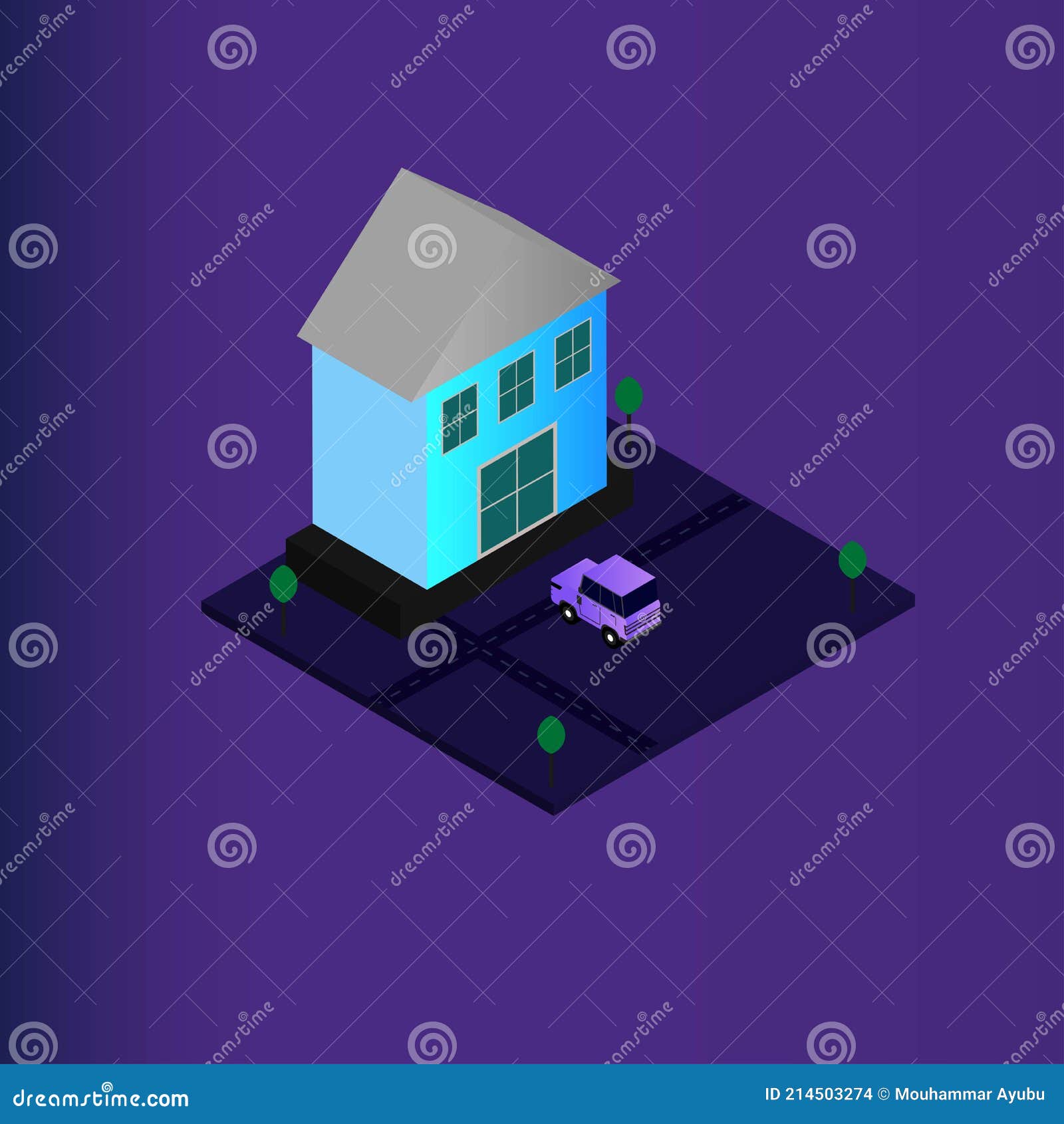Isometric Simple Home Vector Ä°llustration Stock Vector - Illustration ...