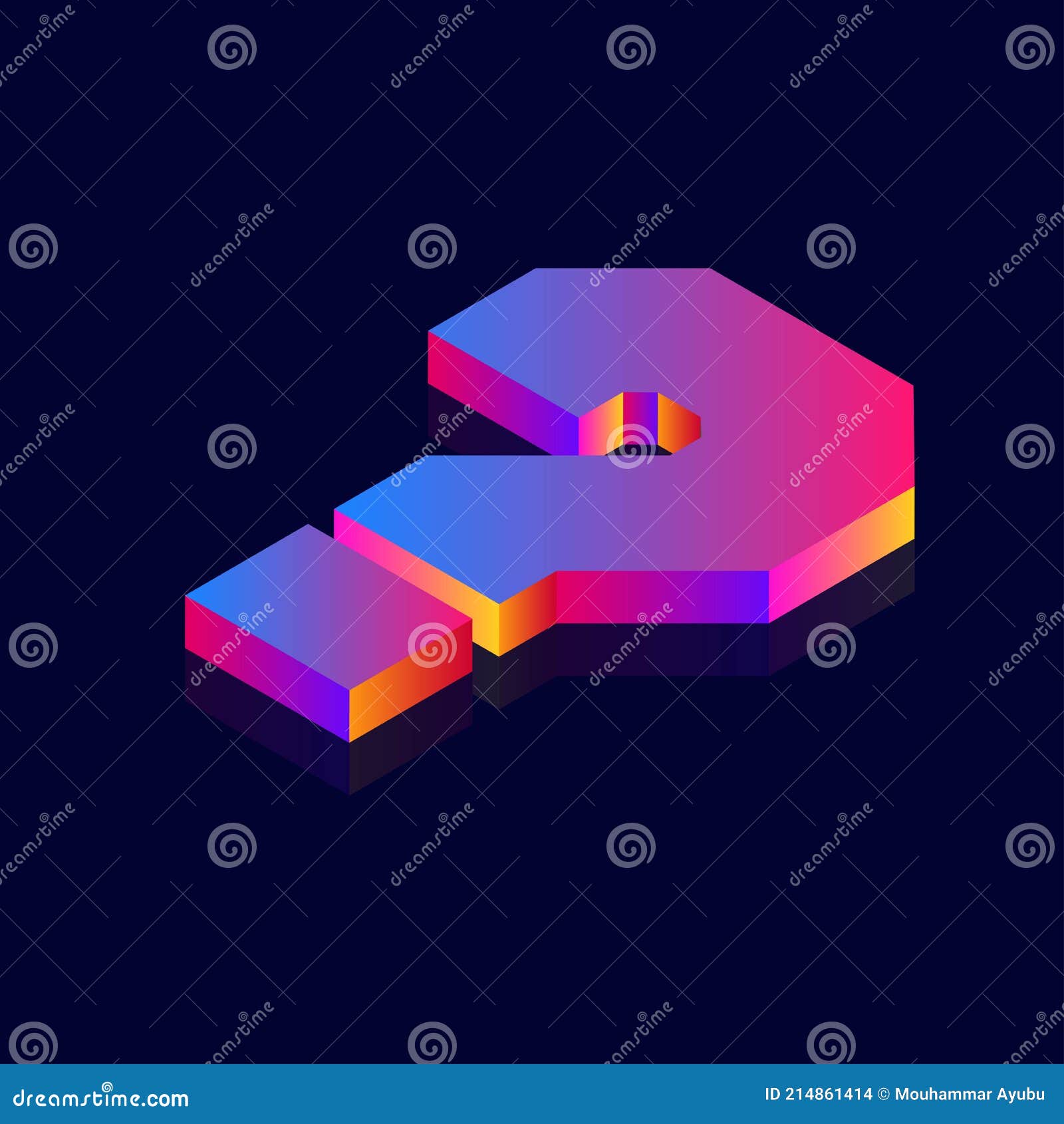 Isometric Question Mark Cards Cartoon Vector | CartoonDealer.com #123744575