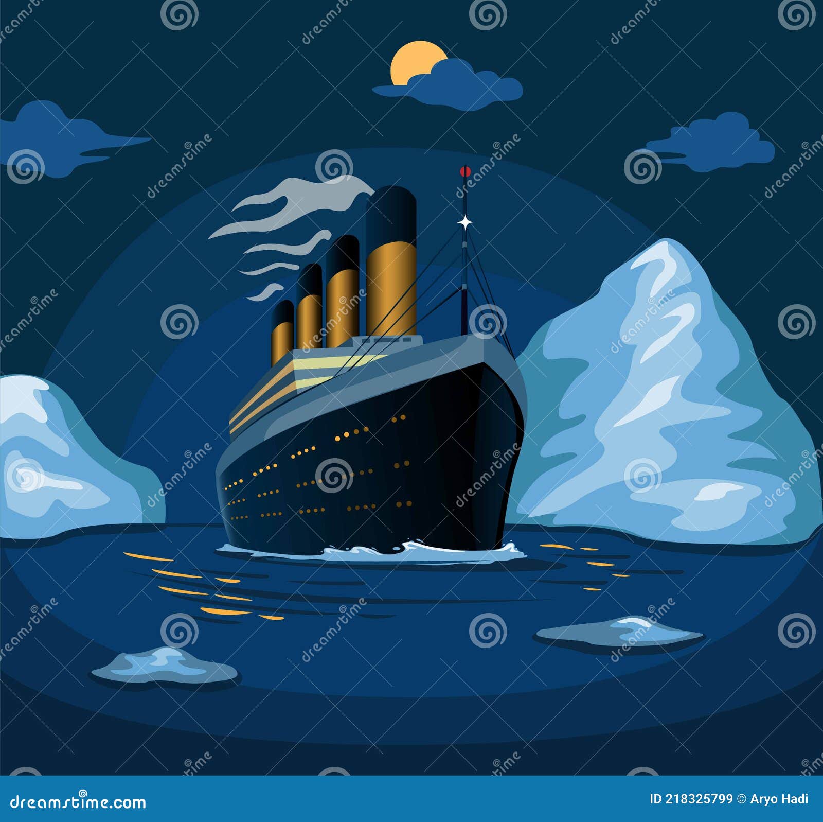 Pig Cartoon Titanic Pose Stock Photo | CartoonDealer.com #28644840