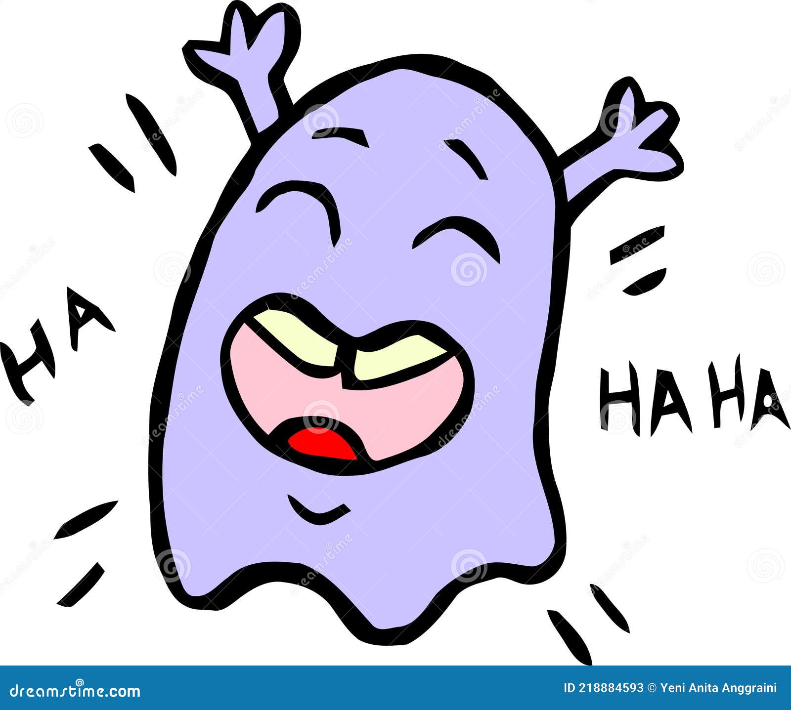 Laugh Ghost Very Cool Concept Stock Vector - Illustration of artwork ...