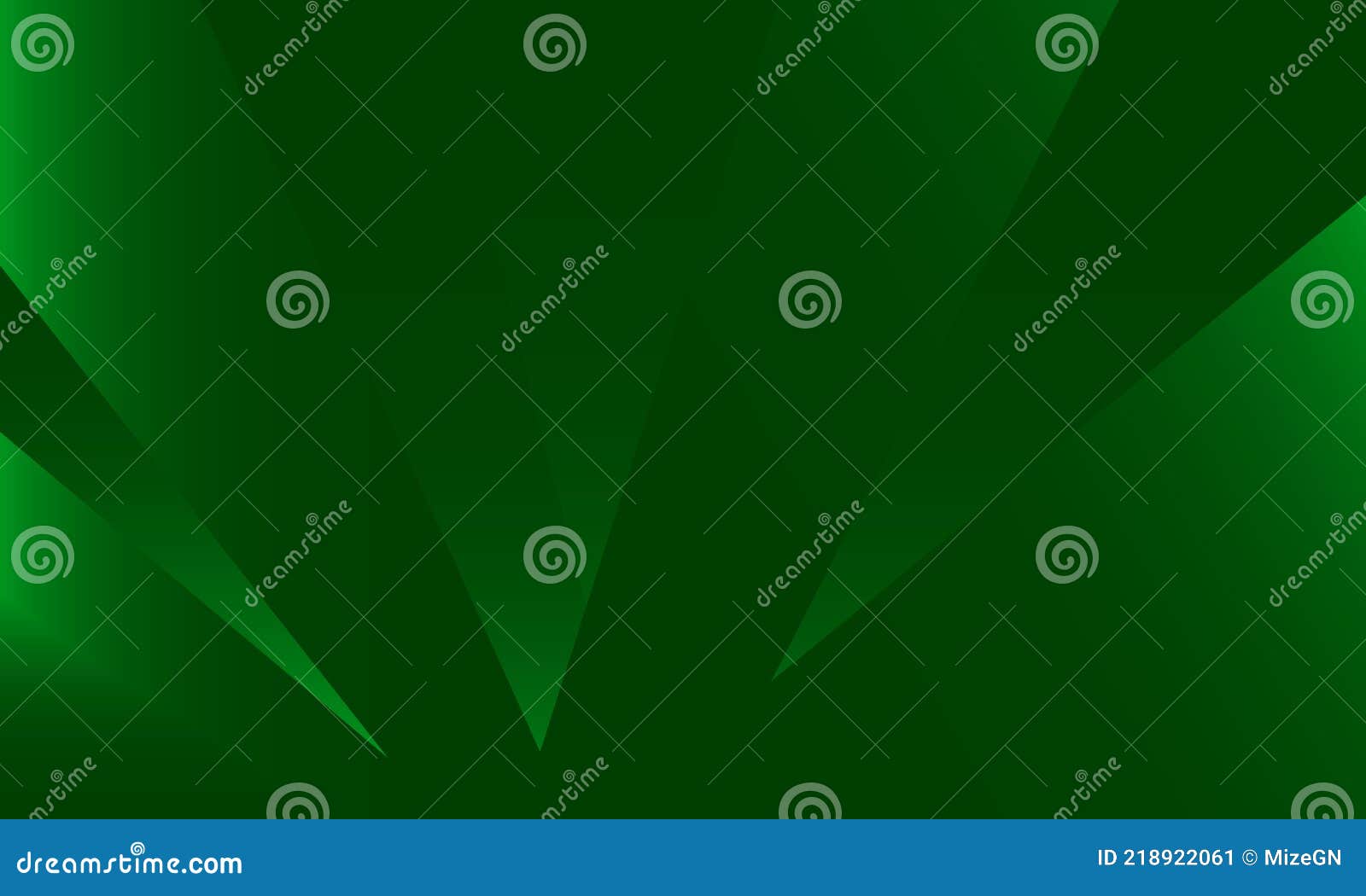 Dark Green Triangle Background Abstract Stock Illustration ...