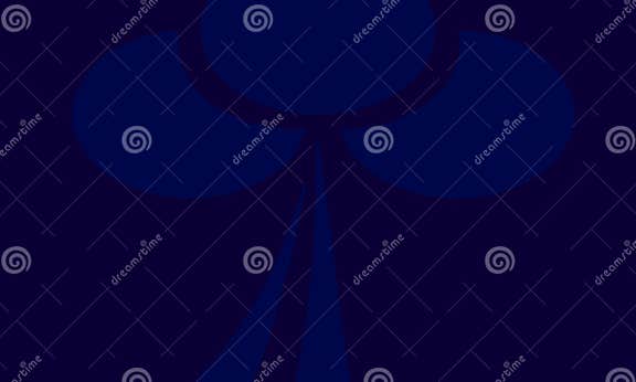 Blue Tree Art on Dark Blue Background Stock Vector - Illustration of ...