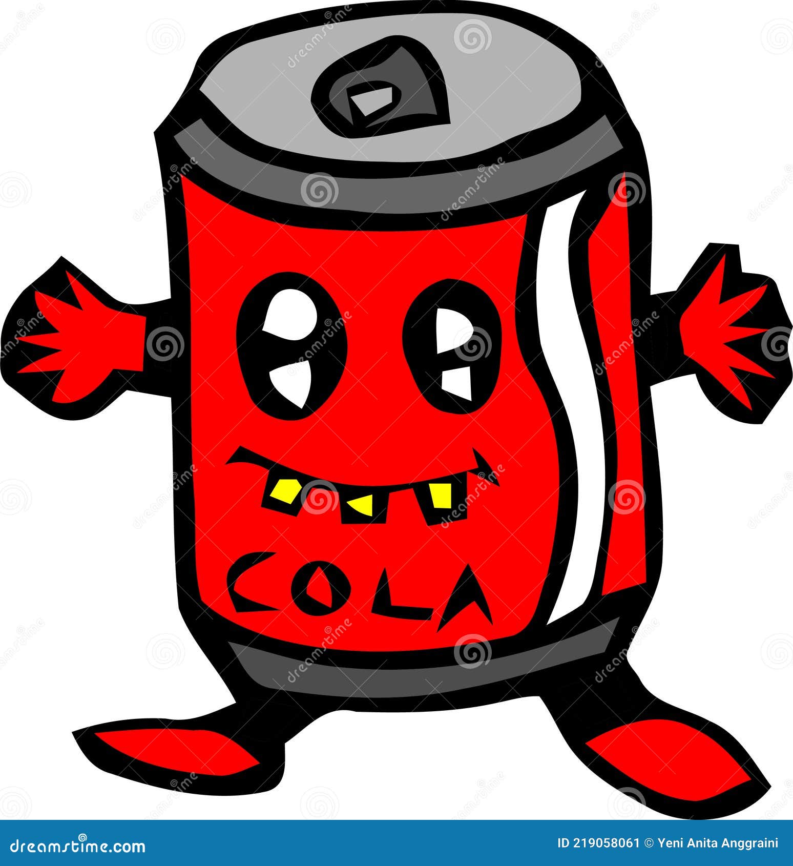 Stupid Cola with Red Collor Stock Vector - Illustration of beer, brand ...