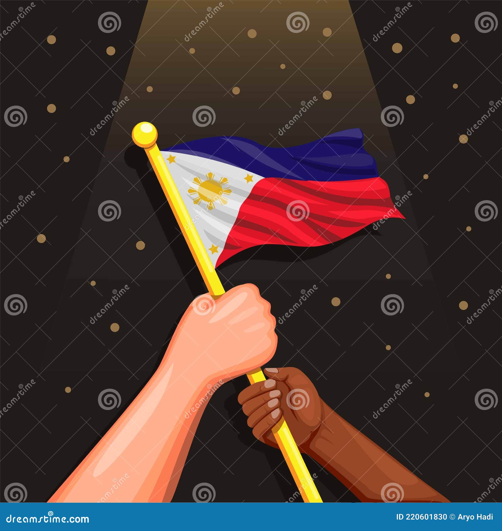 June 30, Independence Day Of Democratic Republic Of The Congo Cartoon ...